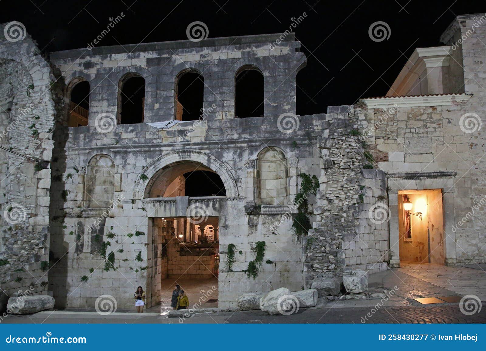 Silver Gate, East Entrance Of The Diocletian S Palace In Split, Croatia ...