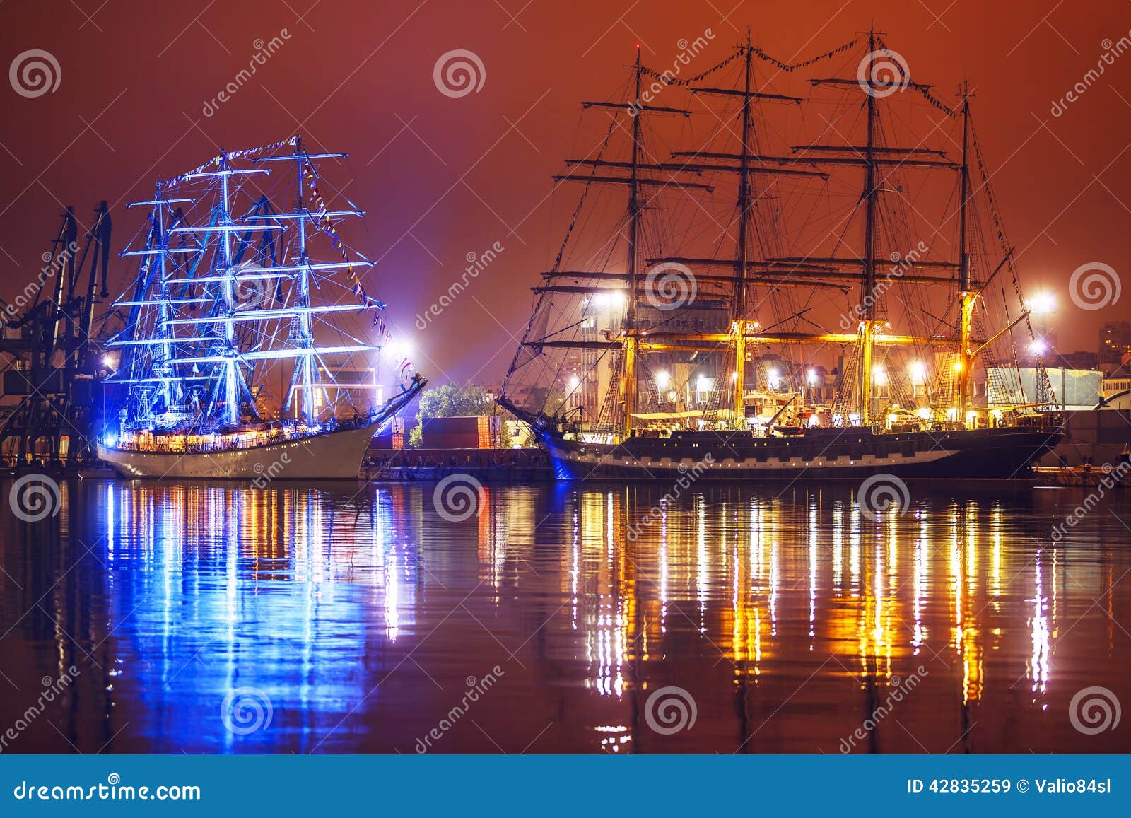 Tall Ships Red Sail Barge Rigging Stock Photo | CartoonDealer.com ...