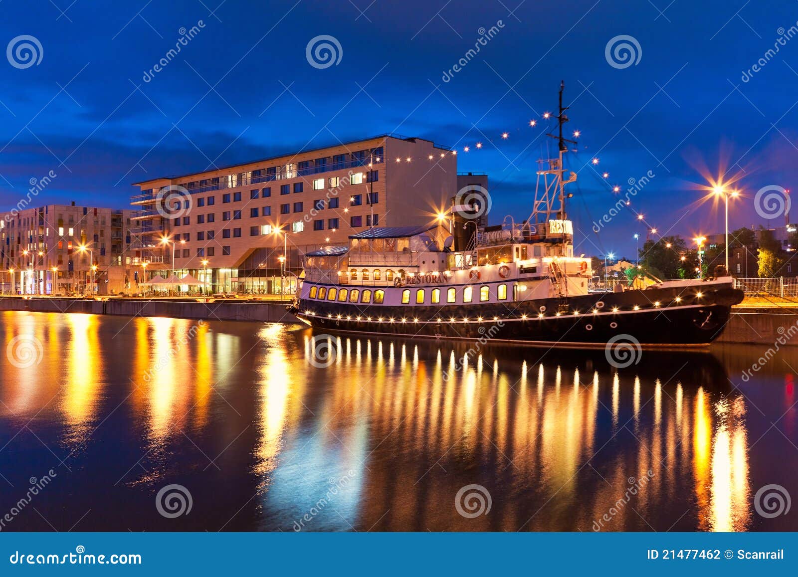 Night View of Tallinn, Estonia Stock Photo - Image of city, building ...