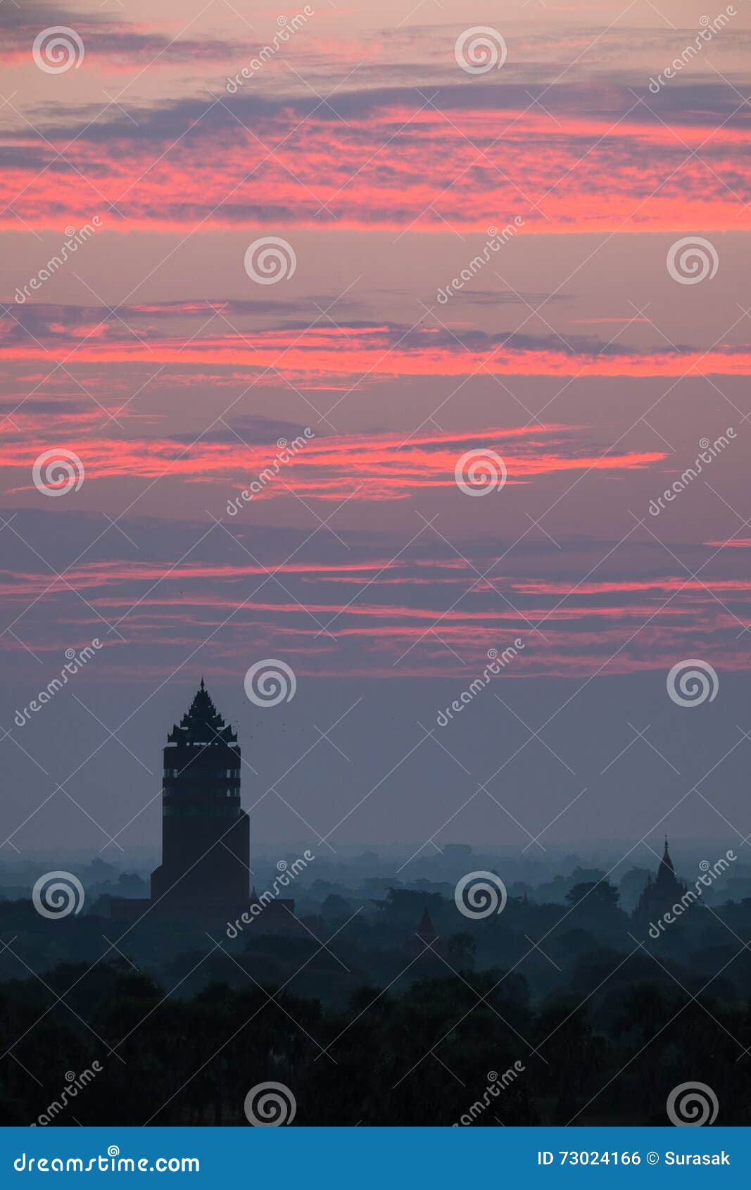 Night View of Temples in Bagan Editorial Photo - Image of night ...