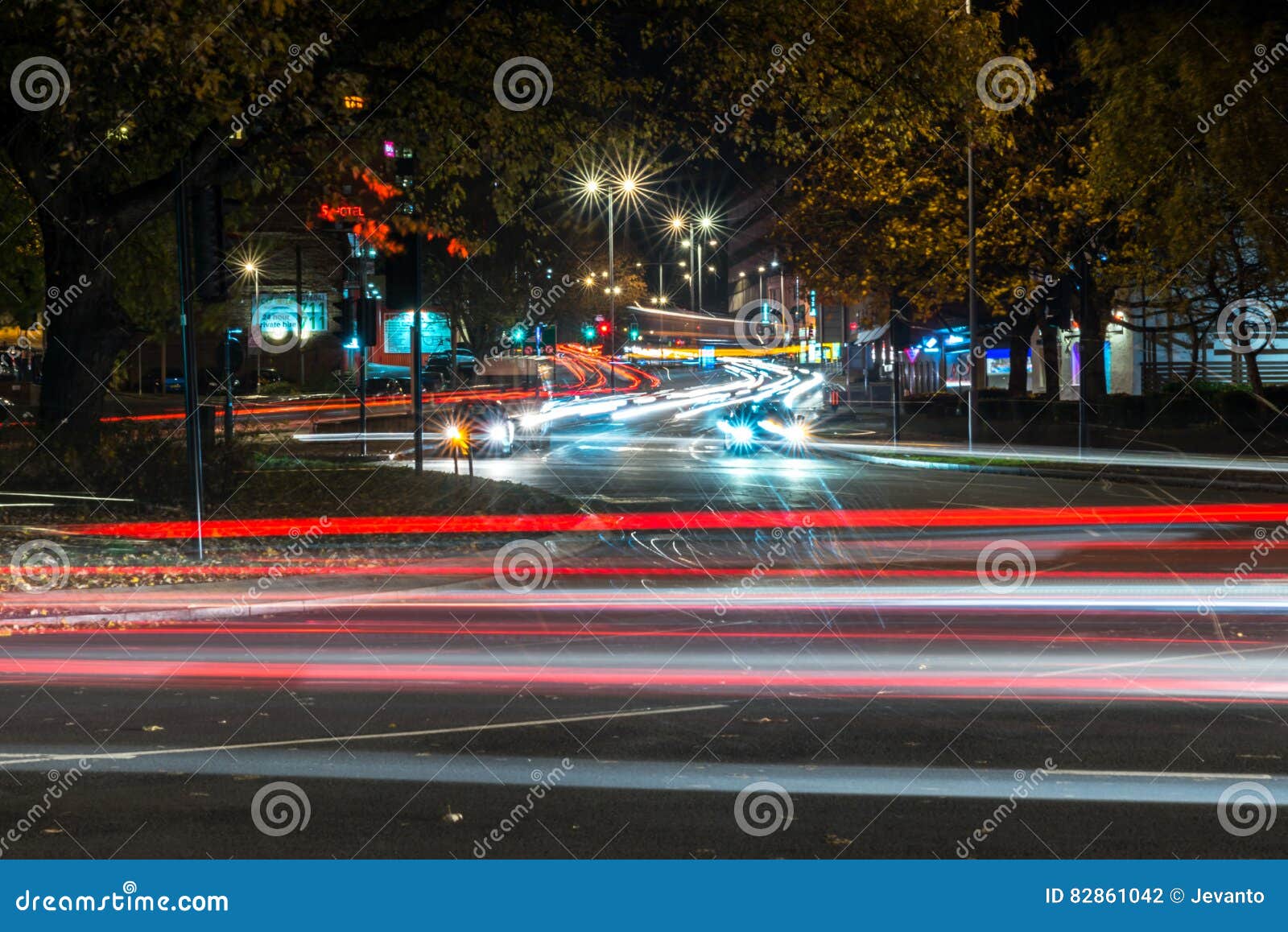 Night View of UK Motorway Highway Stock Photo - Image of road, speed ...