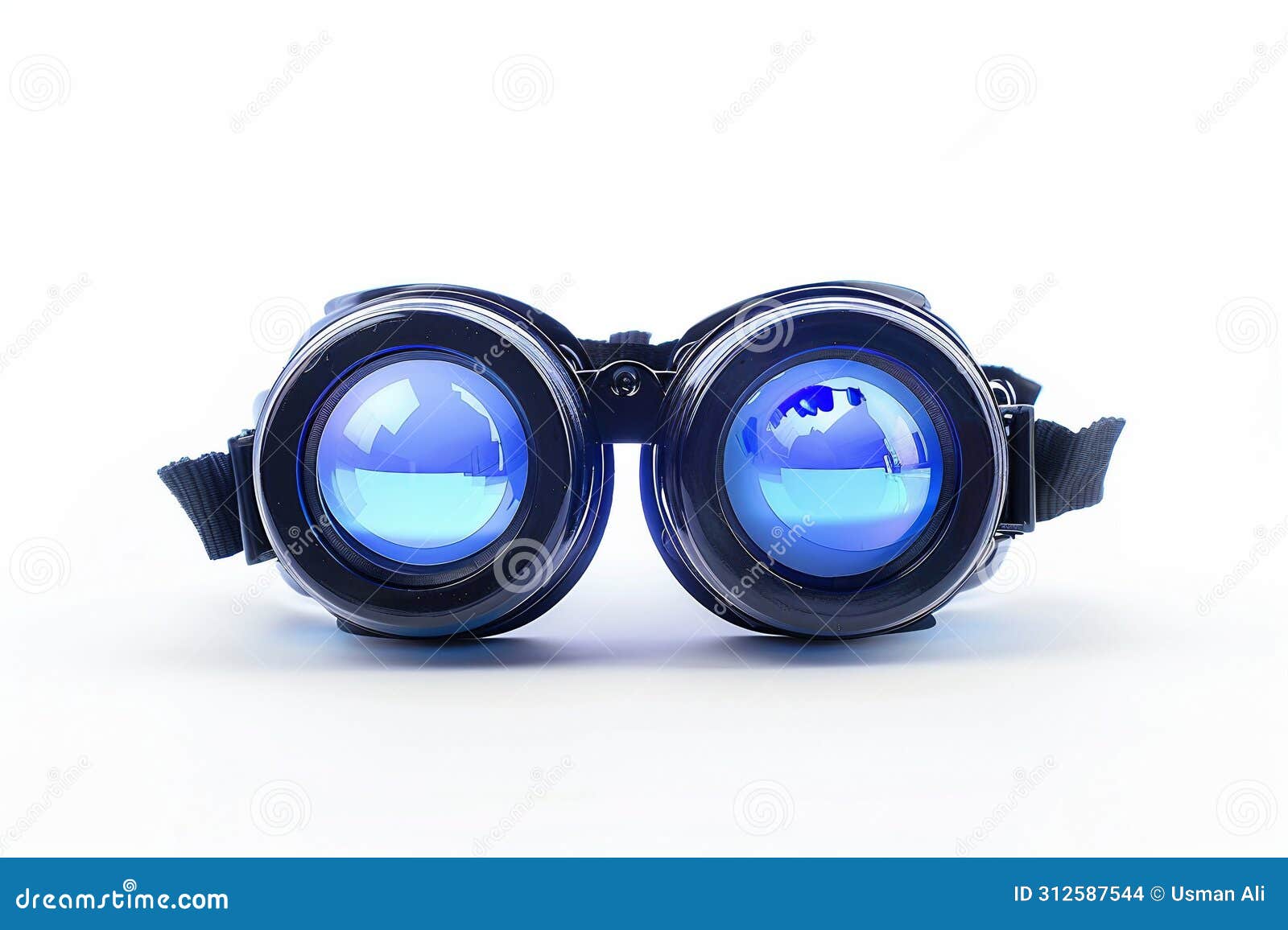 Night Vision Goggles on White Background Stock Photo - Image of ...