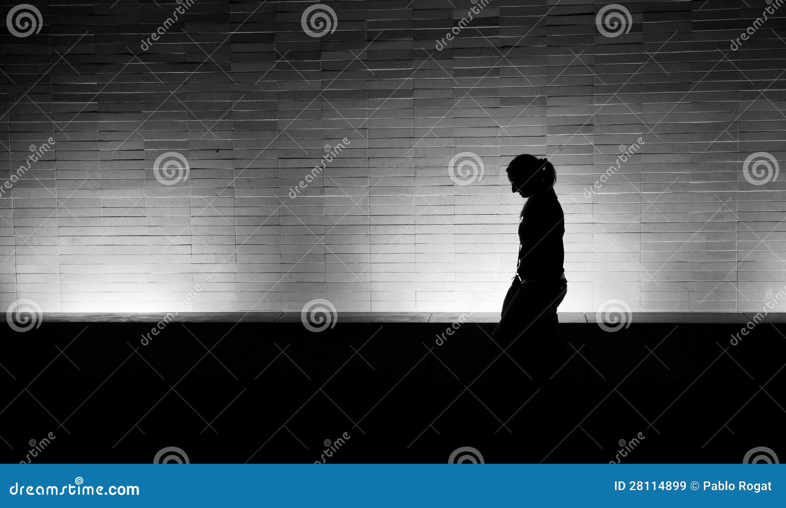 Night Walker stock image. Image of lifestyle, busy, city - 28114899