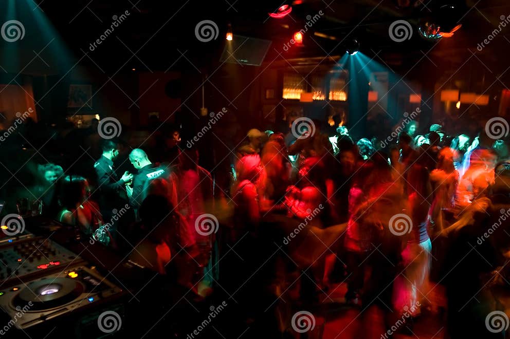 Nightclub Dance Crowd stock photo. Image of lighting, party - 1947540