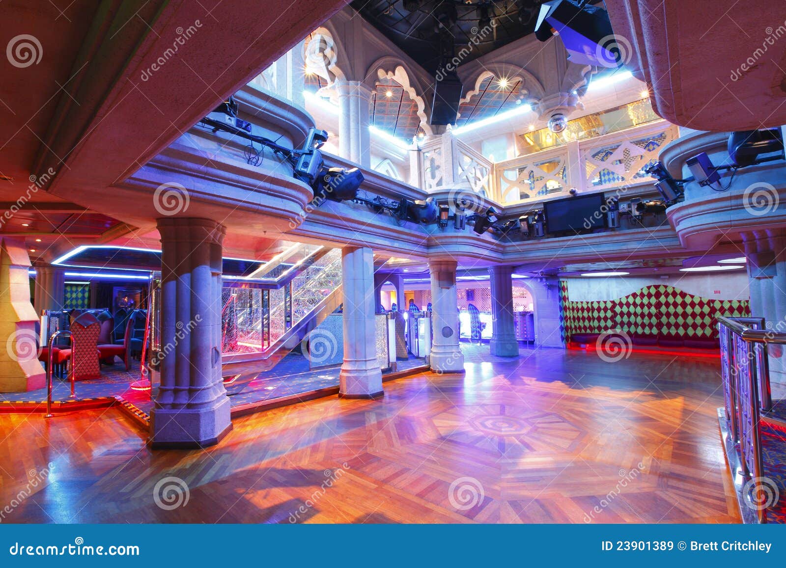 Nightclub dance floor stock image. Image of colourful - 23901389
