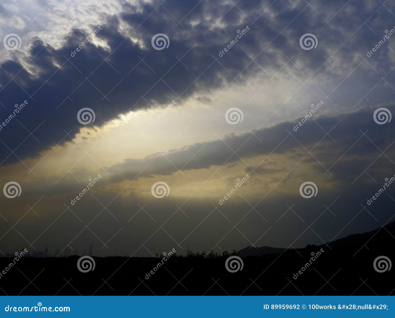 Nightfall photo stock. Image du paix, paysage, nanjing - 89959692