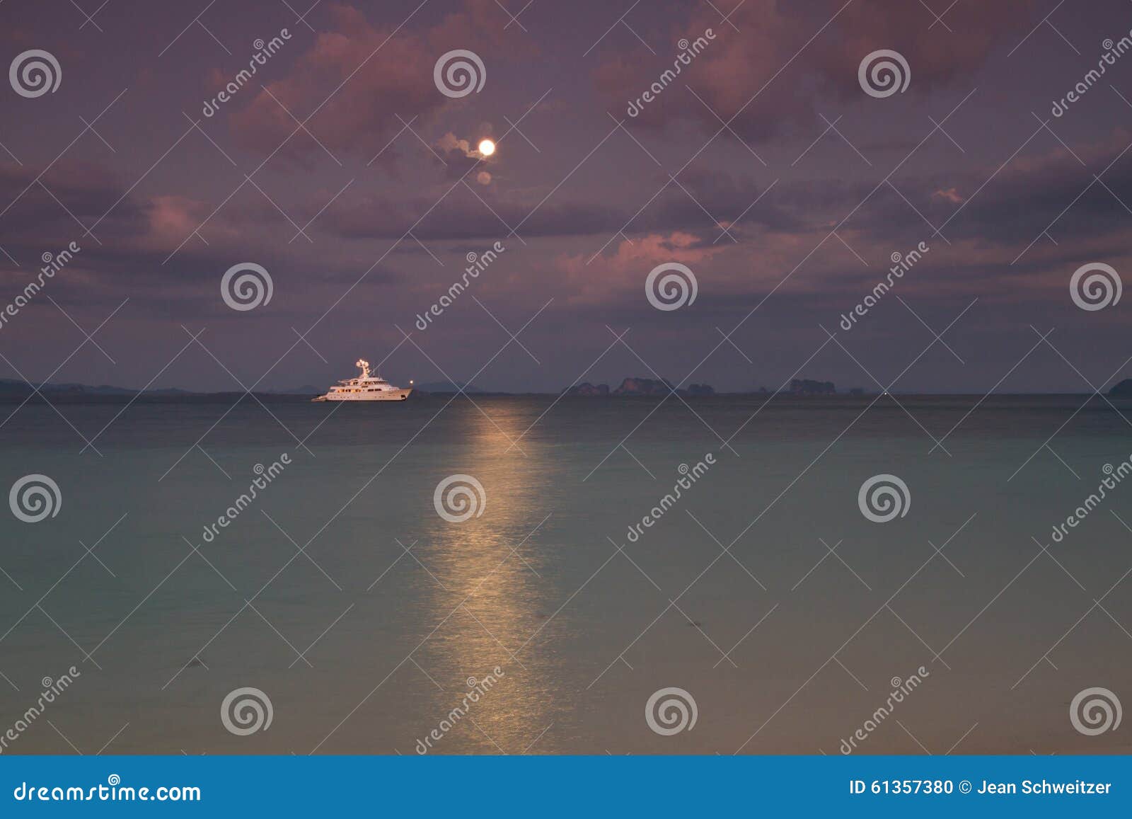 Nightfall at the Beach in Thailand Stock Photo - Image of summer ...