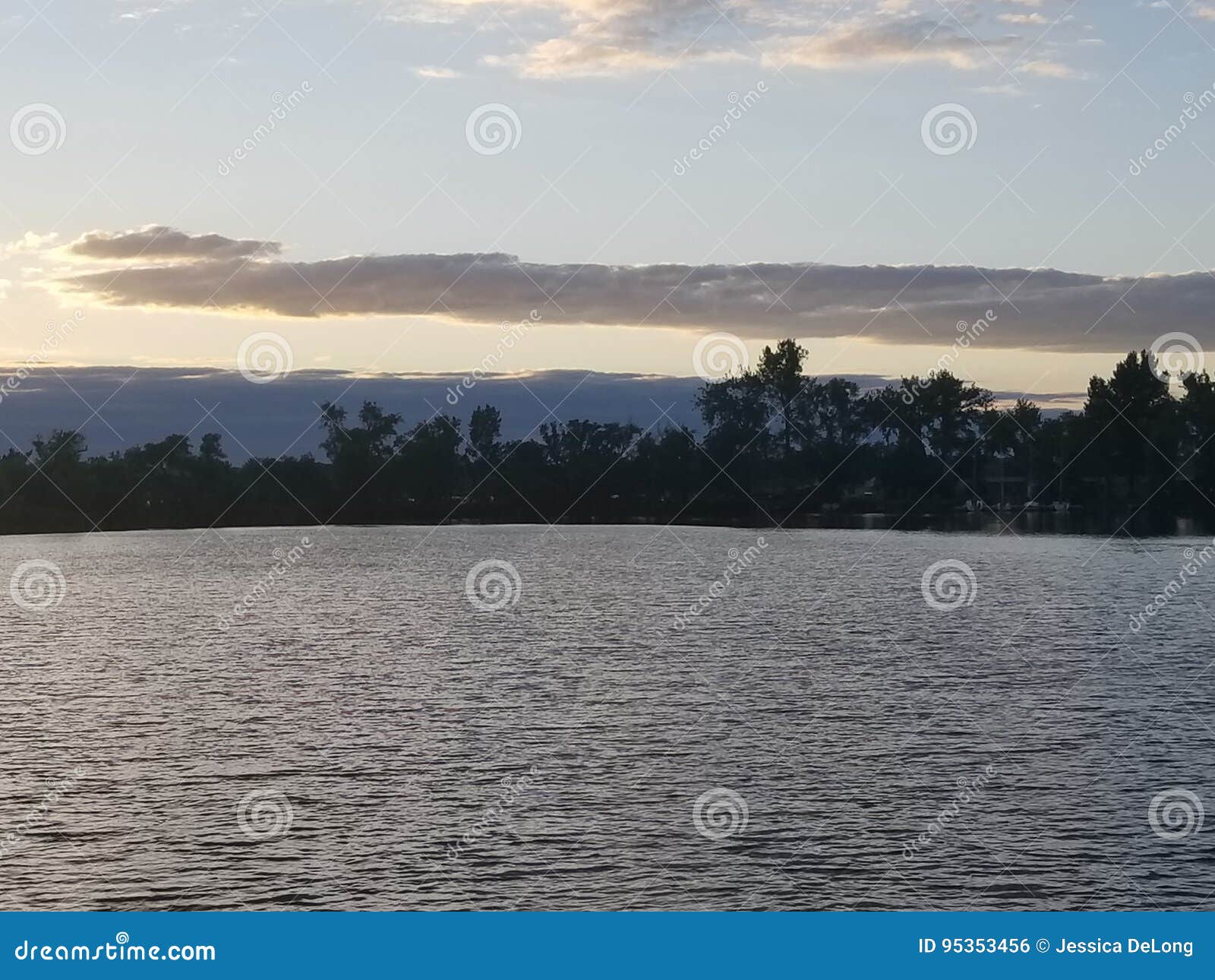 Nightfall stock photo. Image of traverse, sunset, minnesota - 95353456