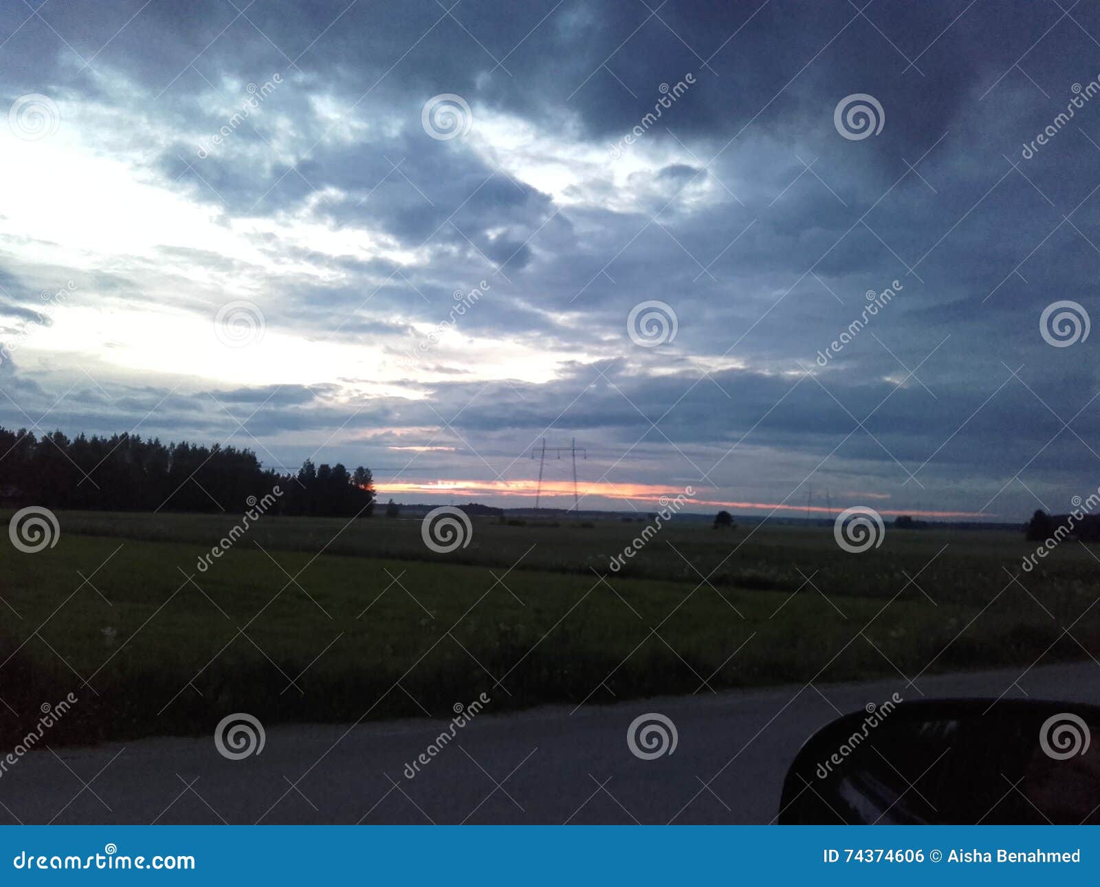A nightless night stock photo. Image of sundown, night - 74374606