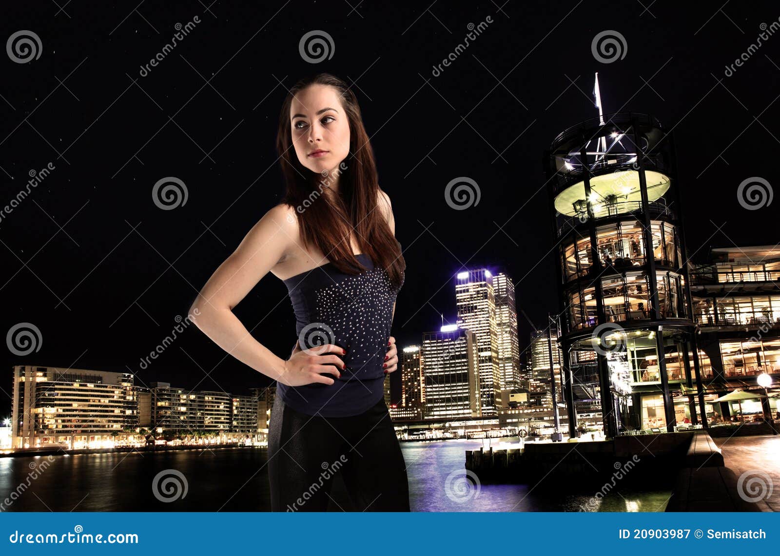 Nightlife girl stock image. Image of beautiful, lifestyle - 20903987