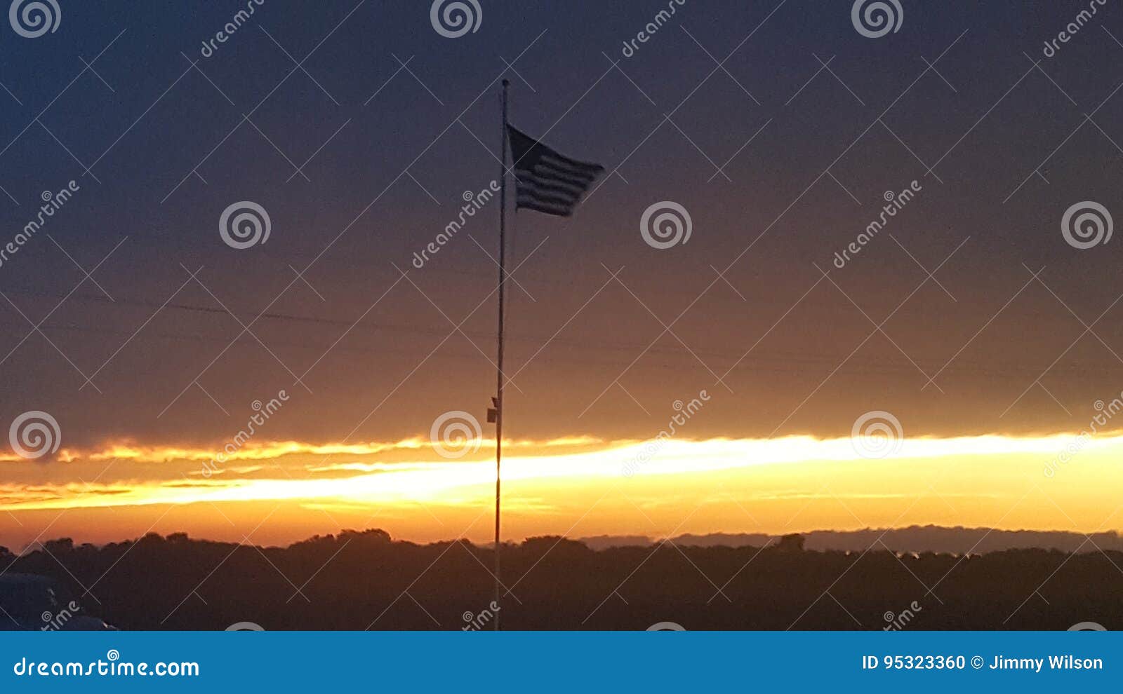 Nightlight stock photo. Image of night, flag, flagday - 95323360