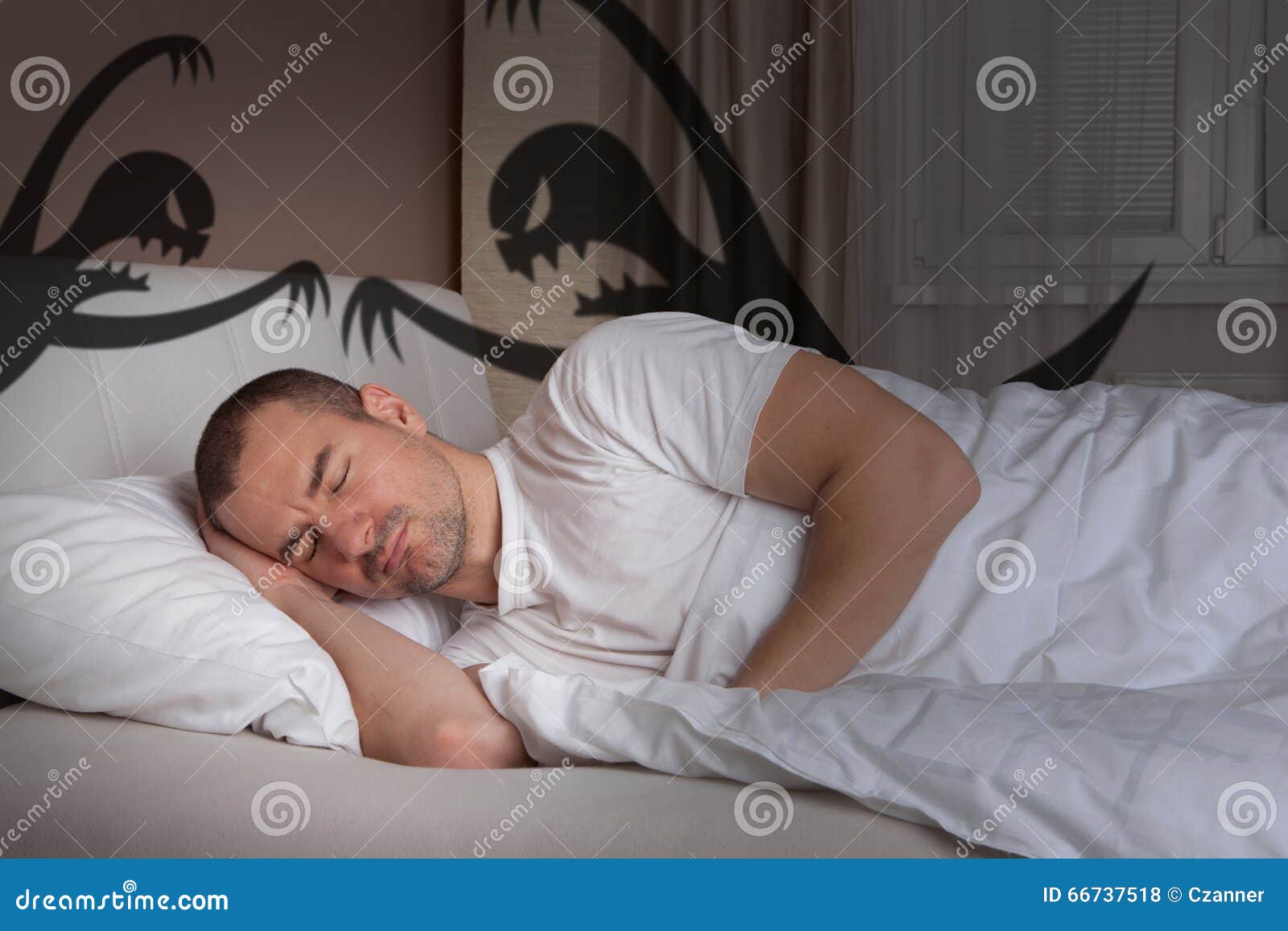 Nightmare stock photo. Image of dreaming, problem, ghost - 66737518