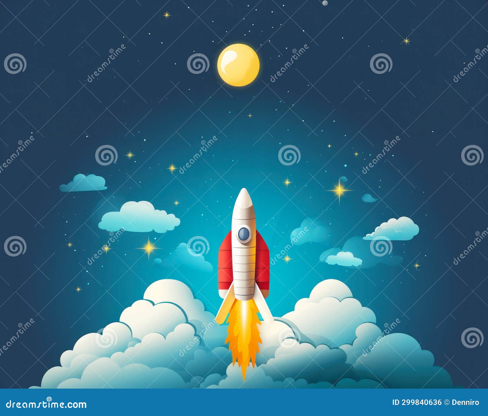 Nighttime rocket ascent stock illustration. Illustration of cosmos ... Nighttime rocket ascent stock illustration. Illustration of cosmos ...