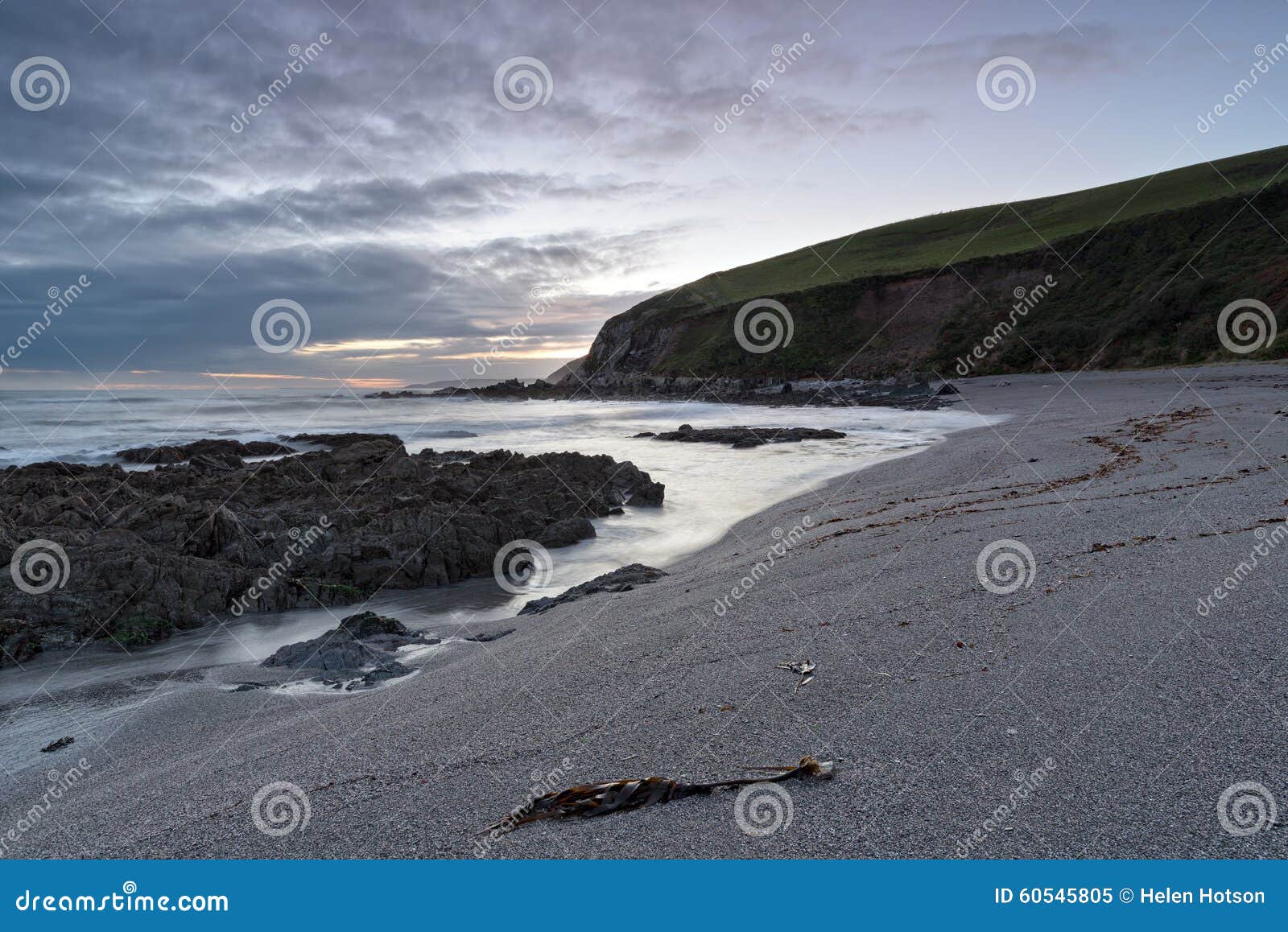 Nighttime on a Stormy Beach Stock Image - Image of nature, dramatic ...