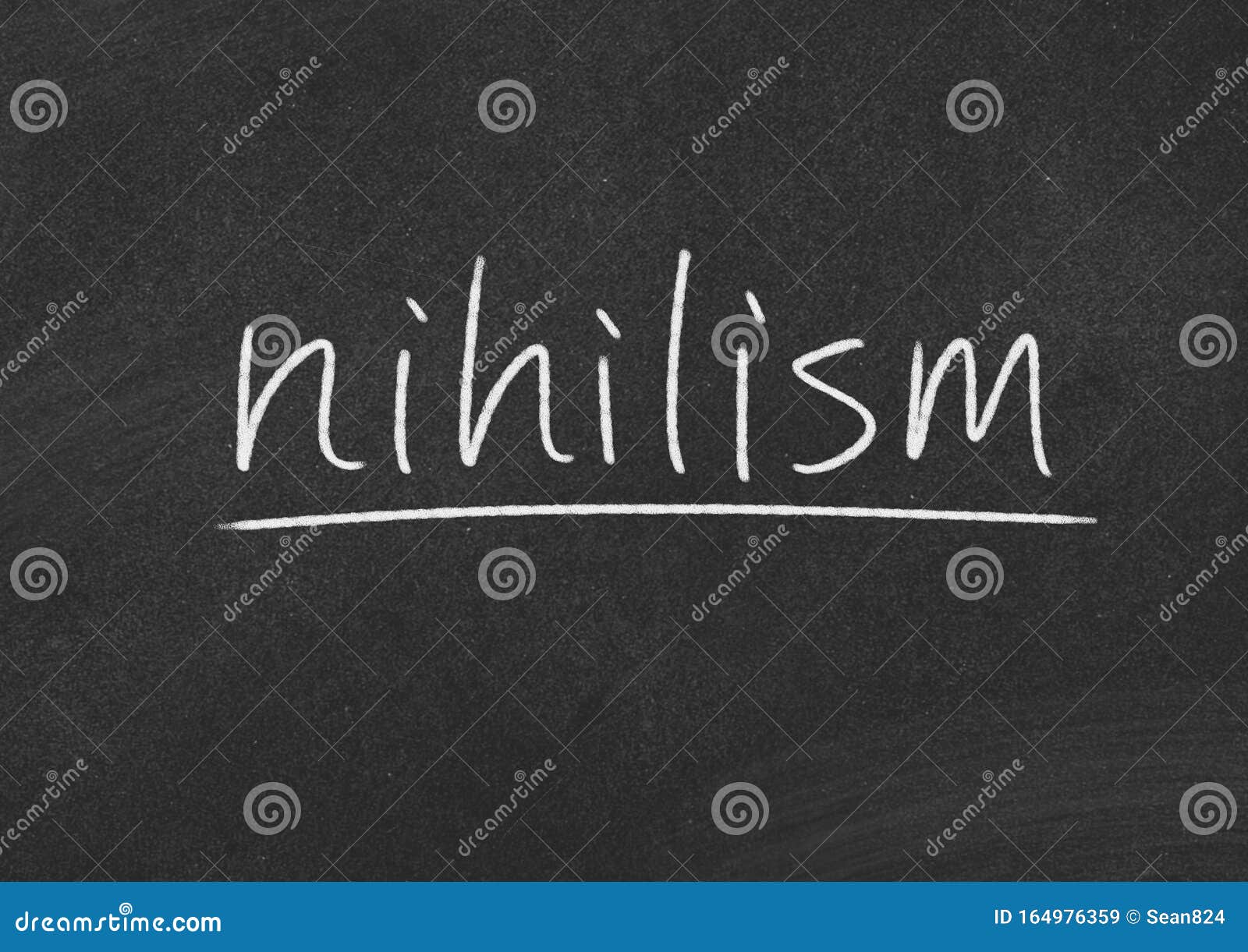 Nihilism stock image. Image of abstract, blackboard - 164976359