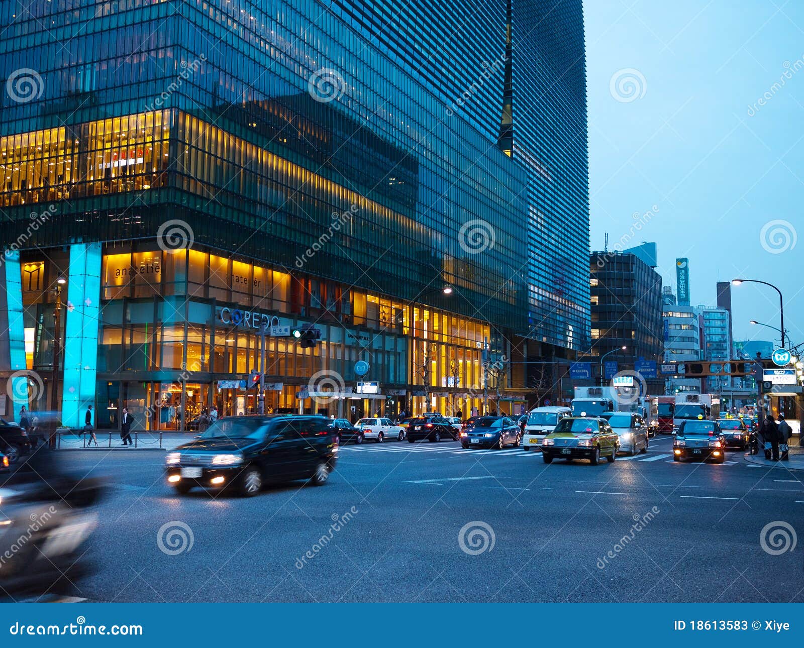 Nihonbashi CBD in tokyo editorial stock photo. Image of financial ...