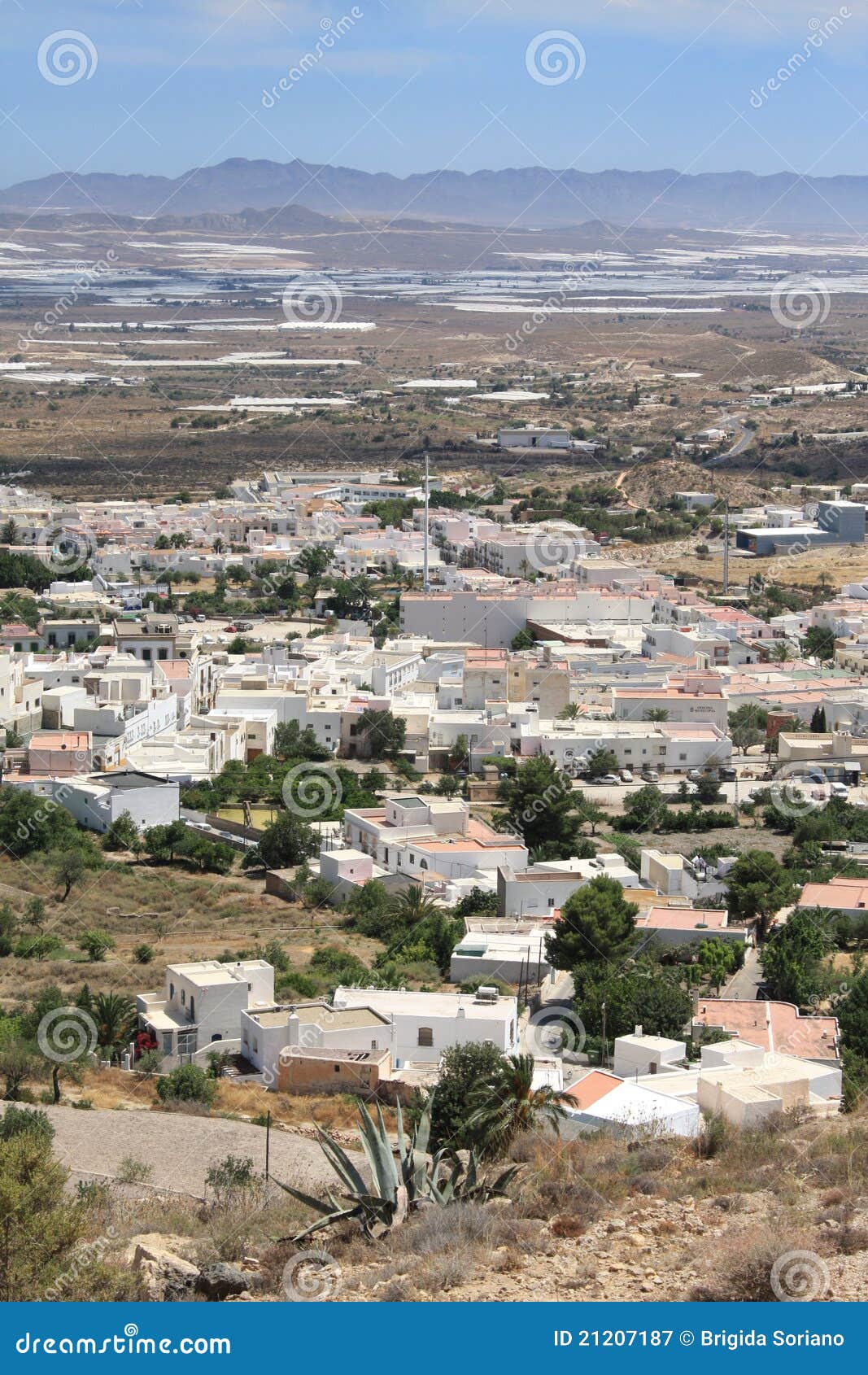 Nijar, A Typical Andalusian Village Stock Image | CartoonDealer.com ...