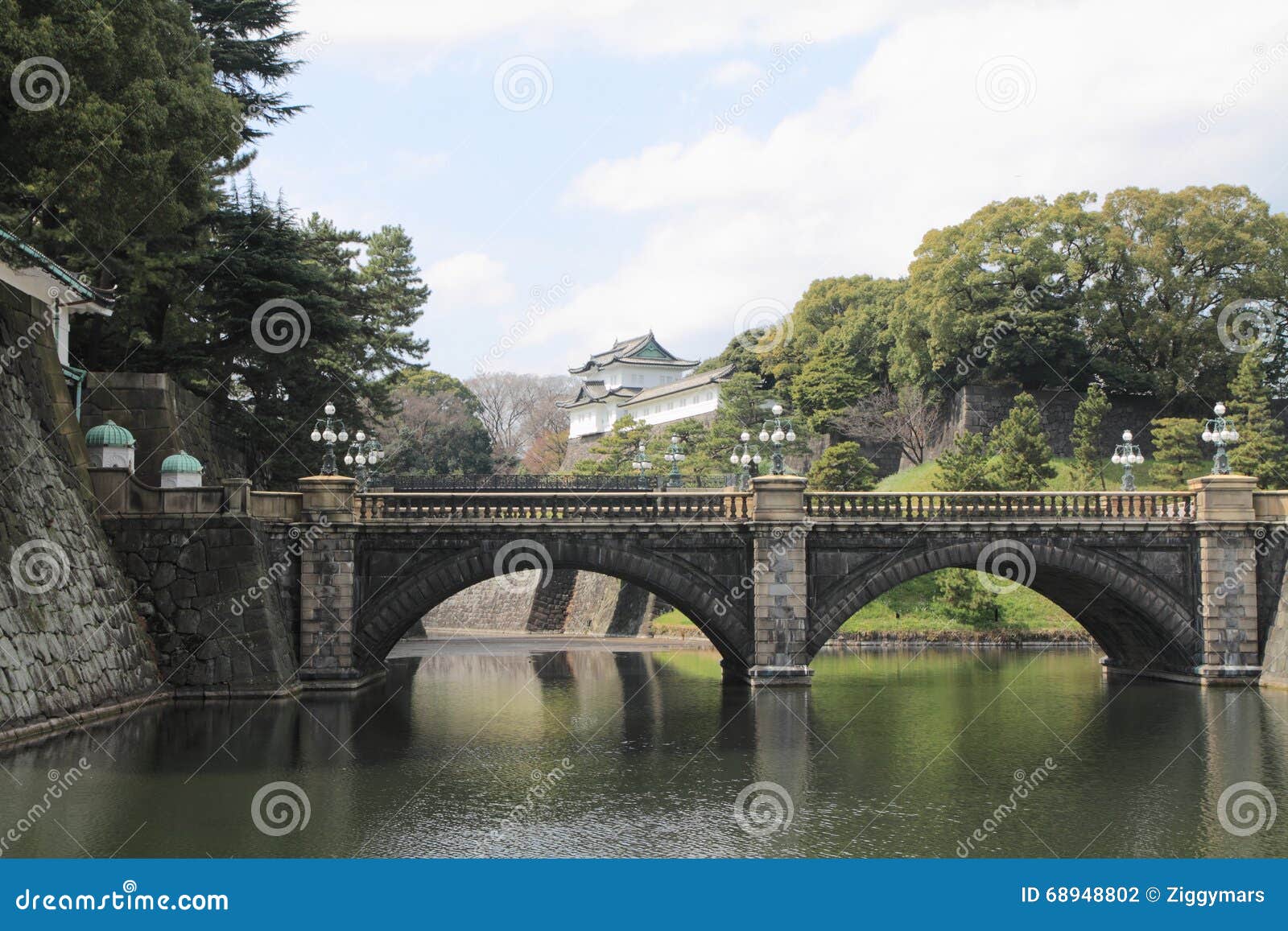 Nijubashi Bridge of Edo Castle Stock Photo - Image of castle, sunny ...