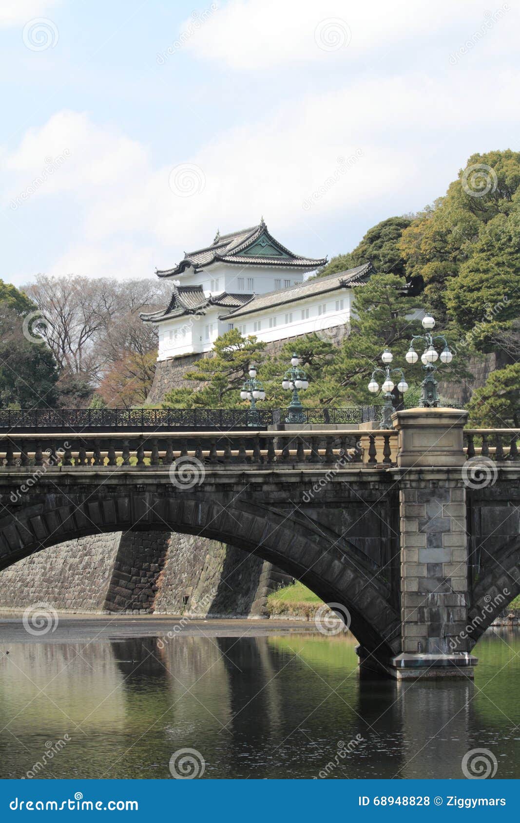 Nijubashi Bridge of Edo Castle Stock Photo - Image of japan, sunny ...