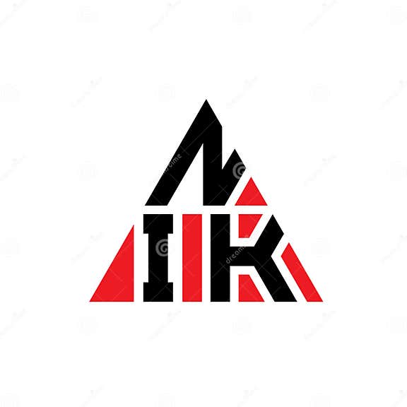 NIM Triangle Letter Logo Design with Triangle Shape. NIM Triangle Logo ...