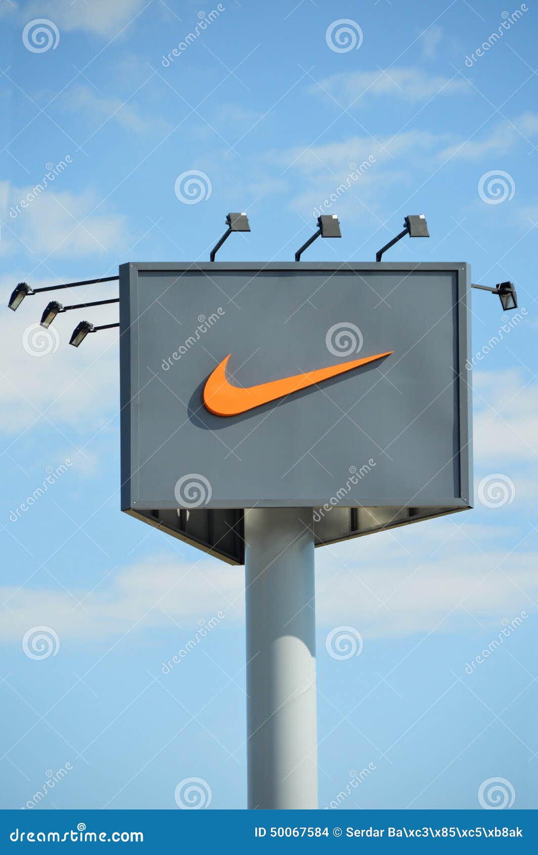 Nike Billboard editorial stock image. Image of display - 50067584