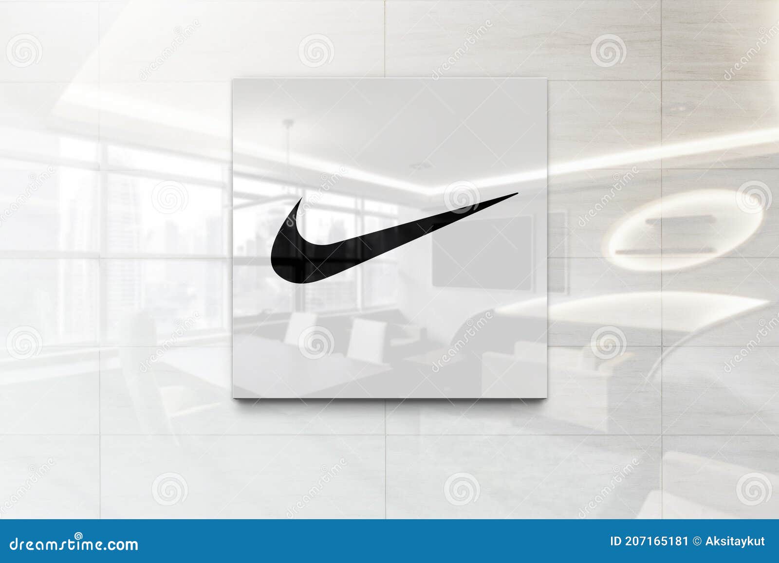 Nike 4 On Iphone Realistic Texture Editorial Image | CartoonDealer.com ...