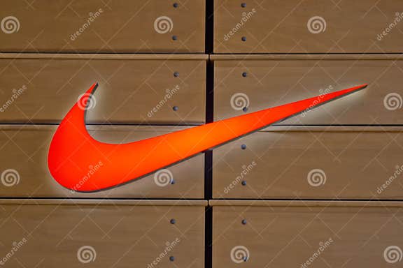Nike Logo editorial photo. Image of advertising, commercial - 23662321