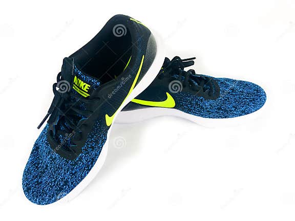 Nike Sneakers on a White Backdrop Editorial Image - Image of shoe ...