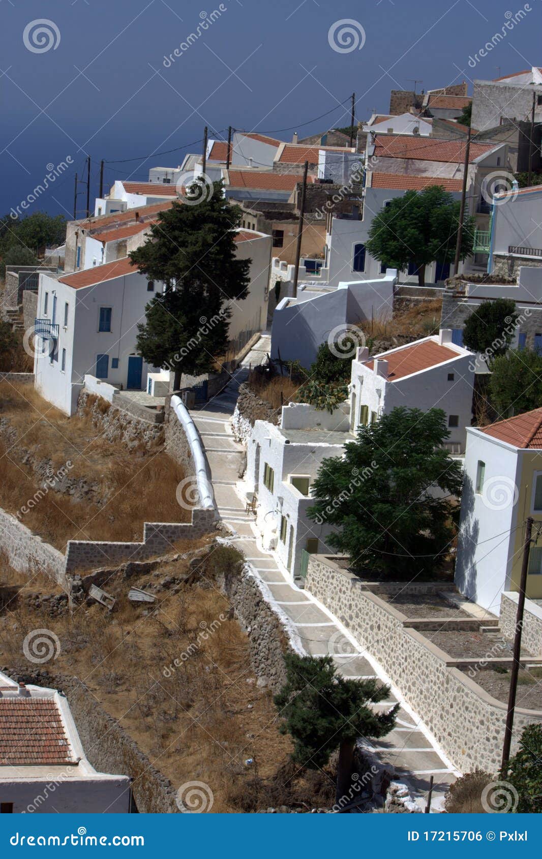 Nikia, Traditional Greek Village Stock Photo - Image of countries ...