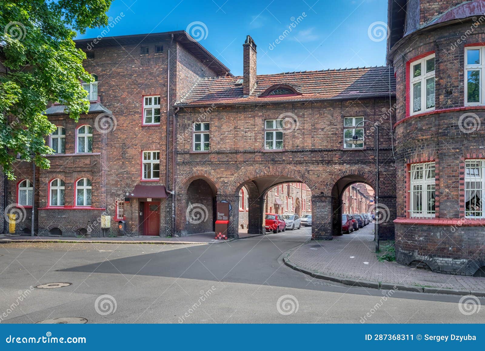 Nikiszowiec Dstrict in Katowice Stock Image - Image of building, kattowitz: 287368311