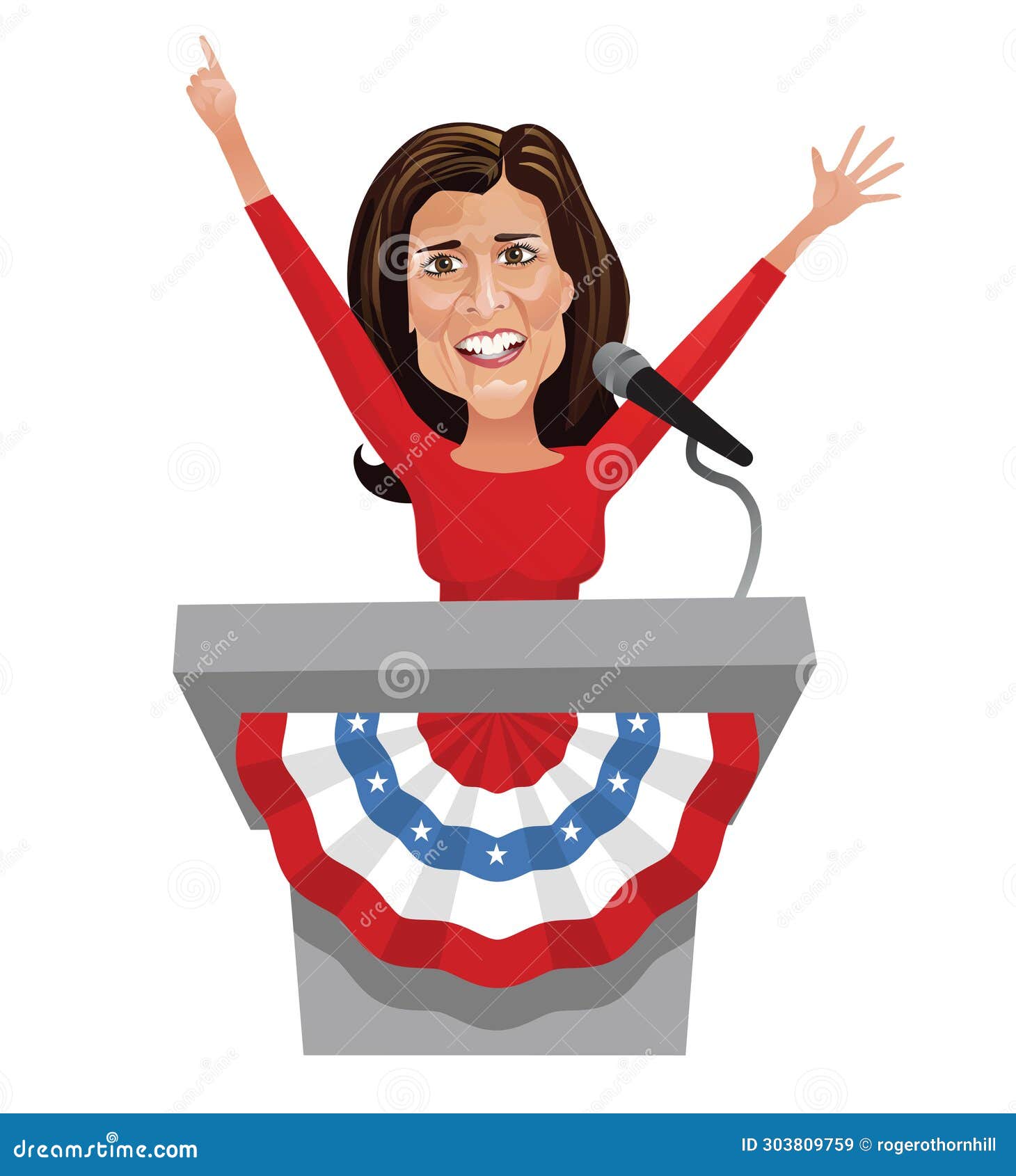 Cartoon Republican Elephant | CartoonDealer.com #76541041