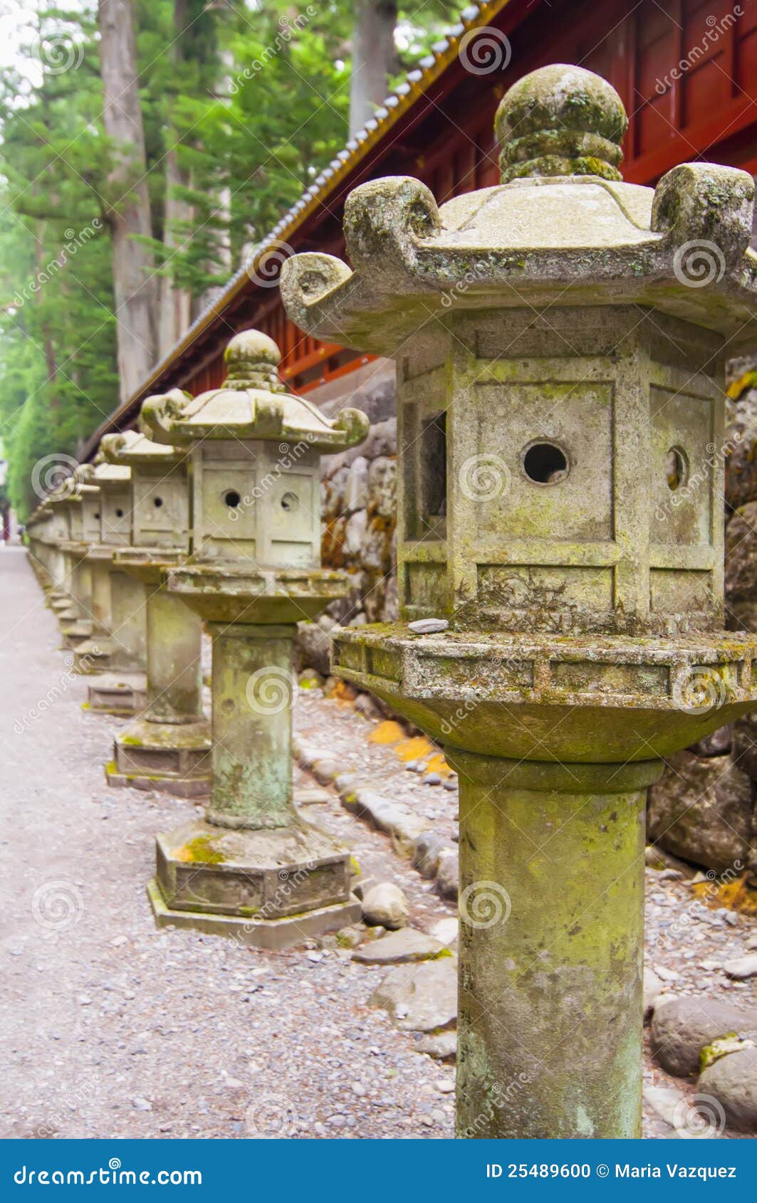 Nikko,Japan stock photo. Image of japanese, lamp, historic - 25489600