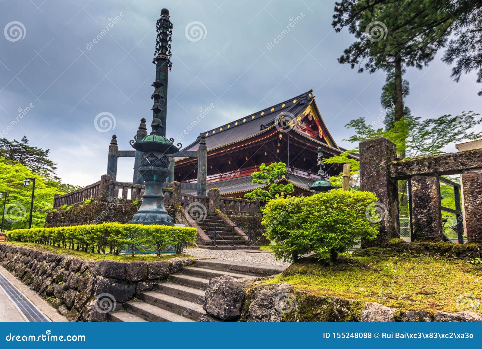 Nikko - May 22, 2019: Shinkyo Bridge In Nikko, Japan Royalty-Free Stock ...