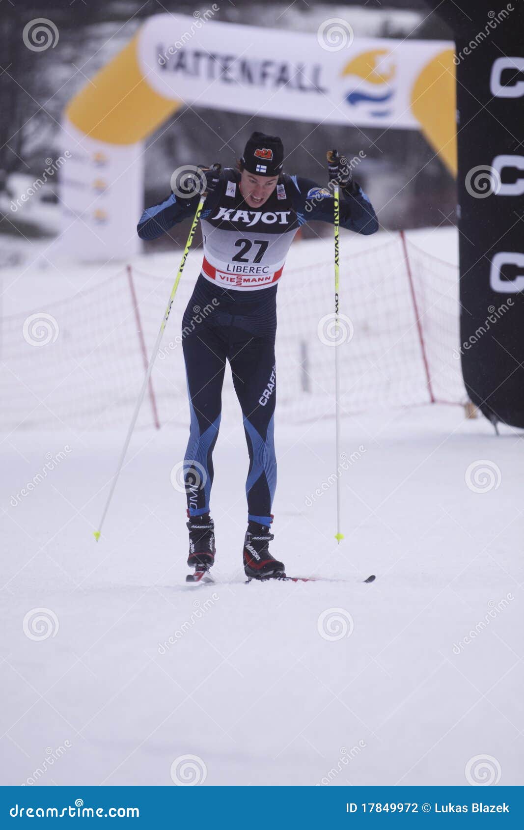 Niklas Colliander - Cross Country Skier Editorial Photography - Image ...