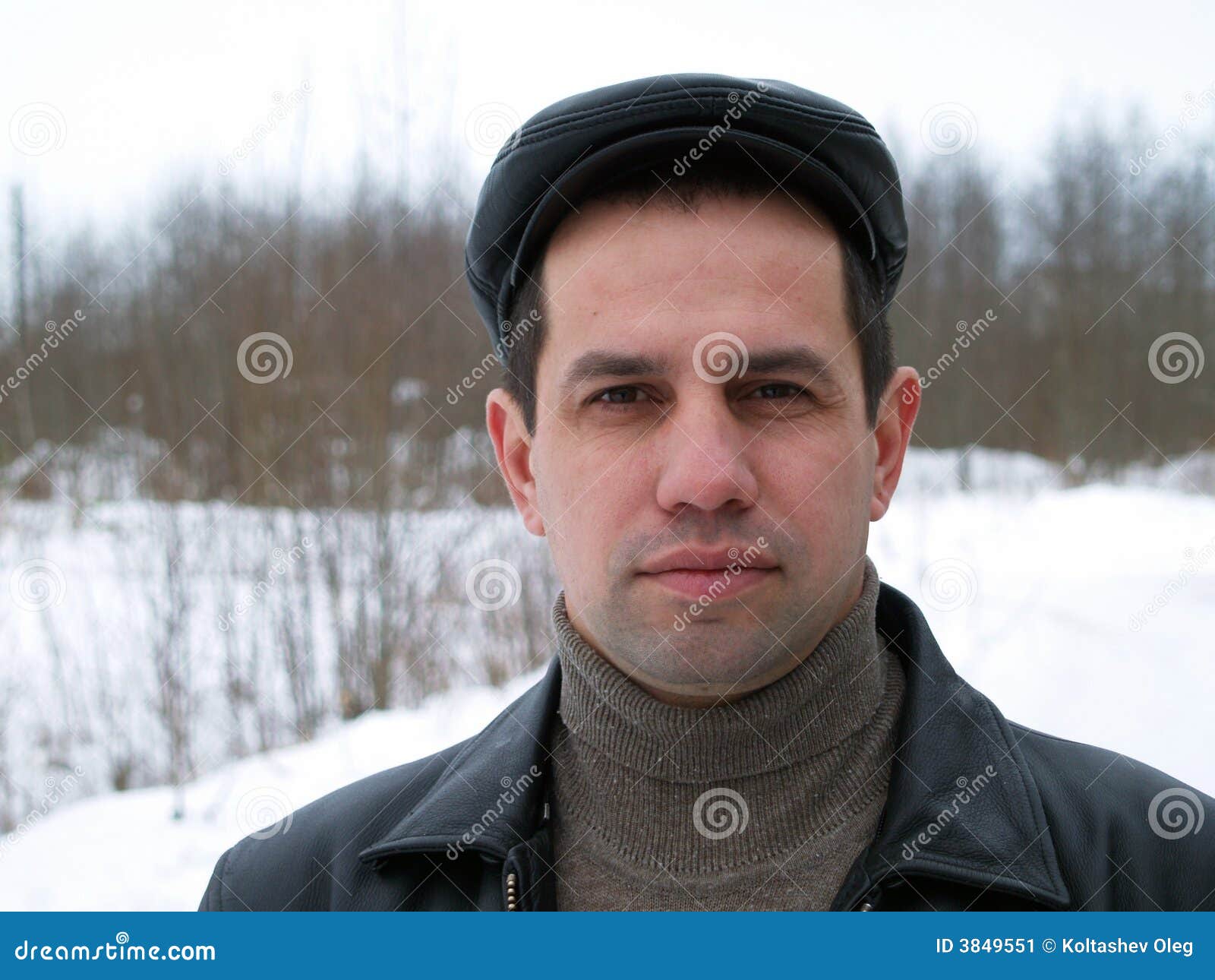 Nikolay stock image. Image of snow, forehead, male, front - 3849551