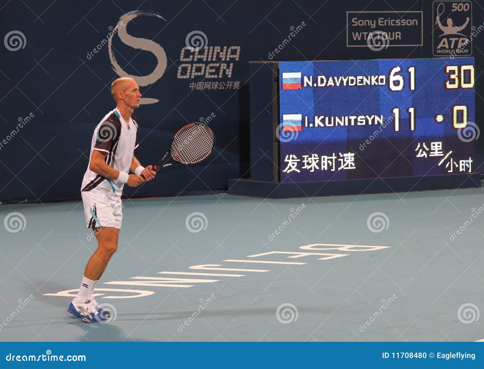 Nikolay Davydenko (RUS), Tennis Player Editorial Image - Image of arena ...