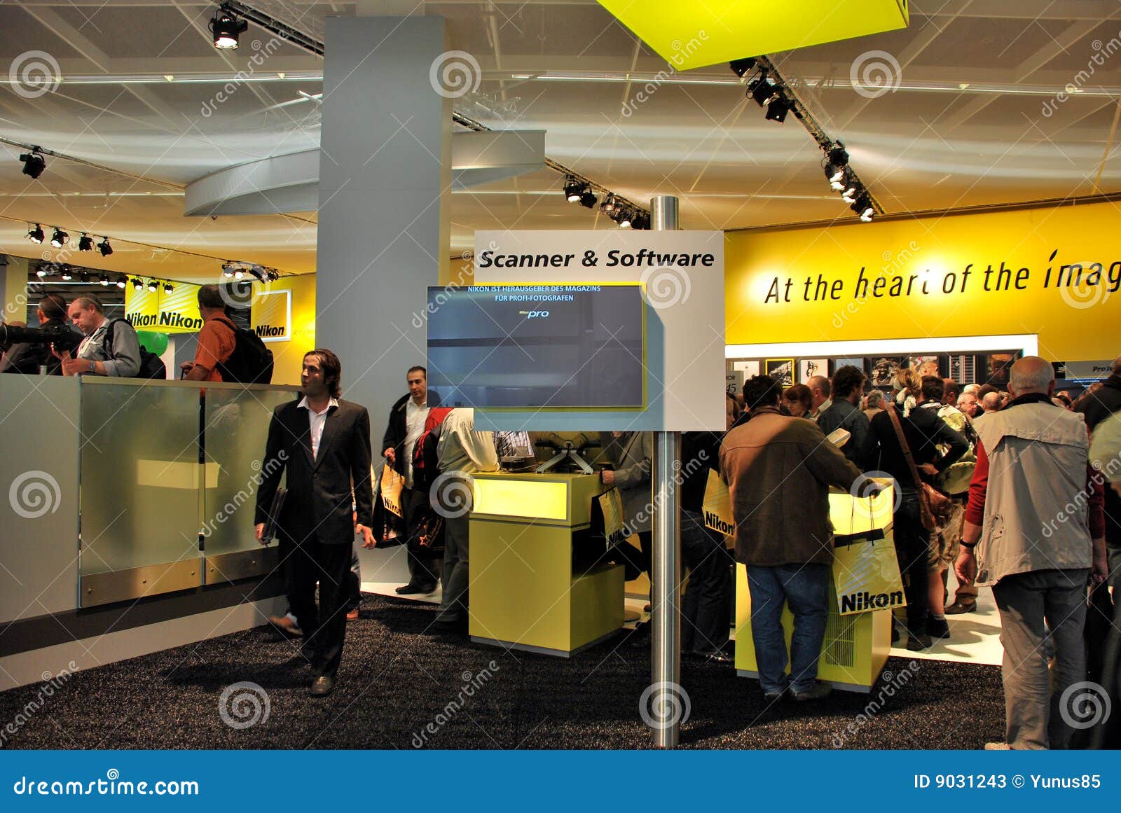 Nikon Booth editorial stock photo. Image of display, equipment - 9031243