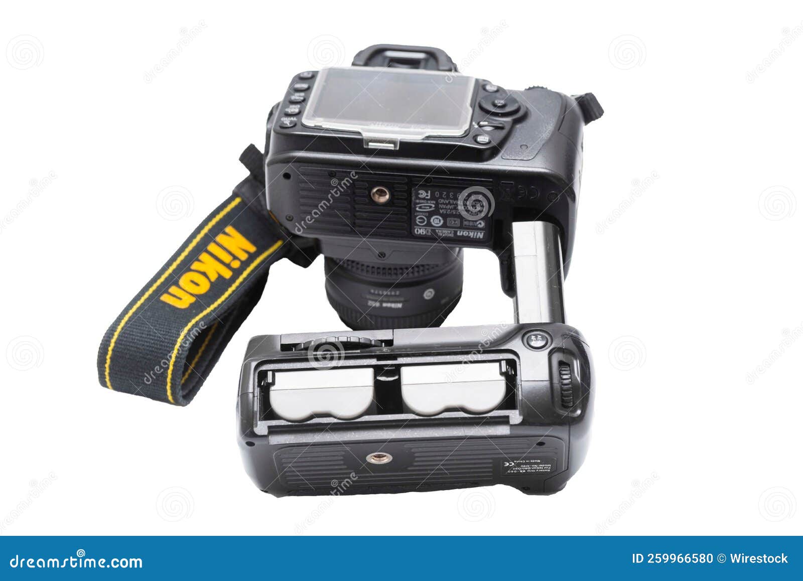 Nikon D90 Reflex Camera Isolated on White Background Editorial Image ...