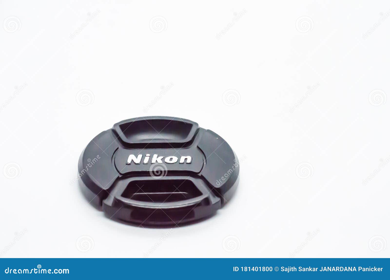 Nikon Lens Cap in White Background Editorial Image - Image of ...