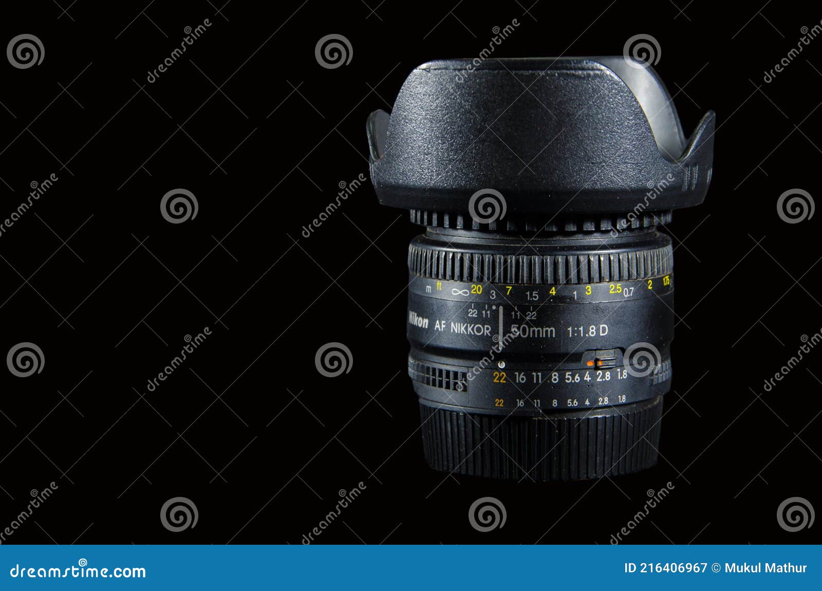 Nikon 50MM 1.8D Lens for Sharp Photography Stock Image - Image of ...