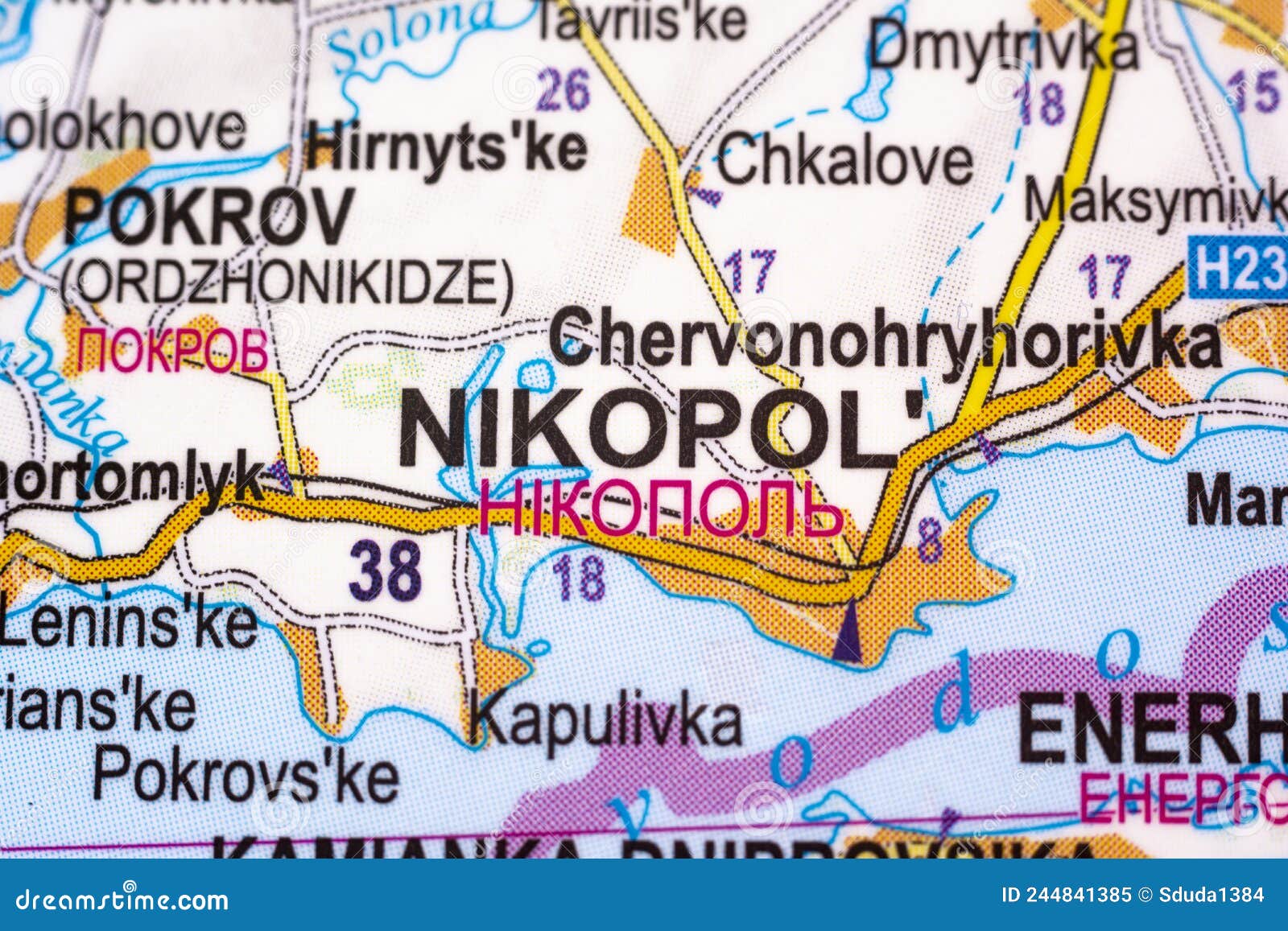 Nikopol a City in War-torn Ukraine Stock Image - Image of national ...