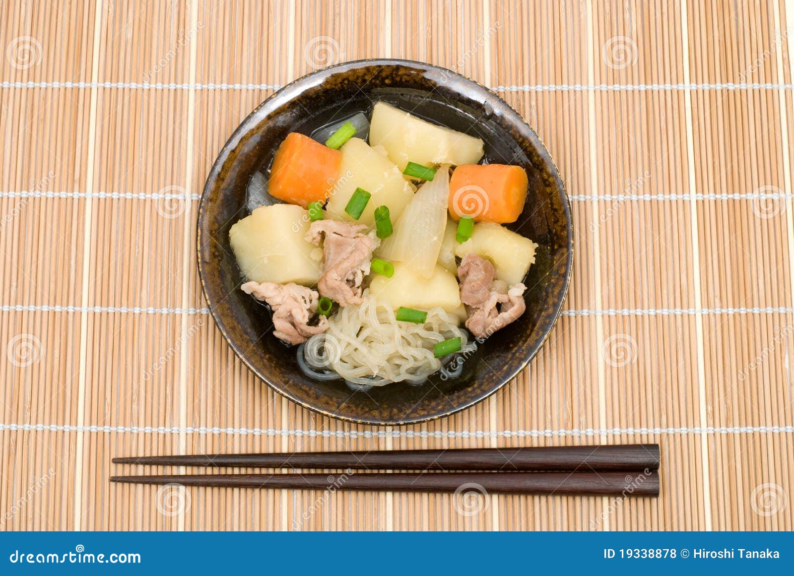 Nikujaga stock photo. Image of onion, simmered, meat - 19338878