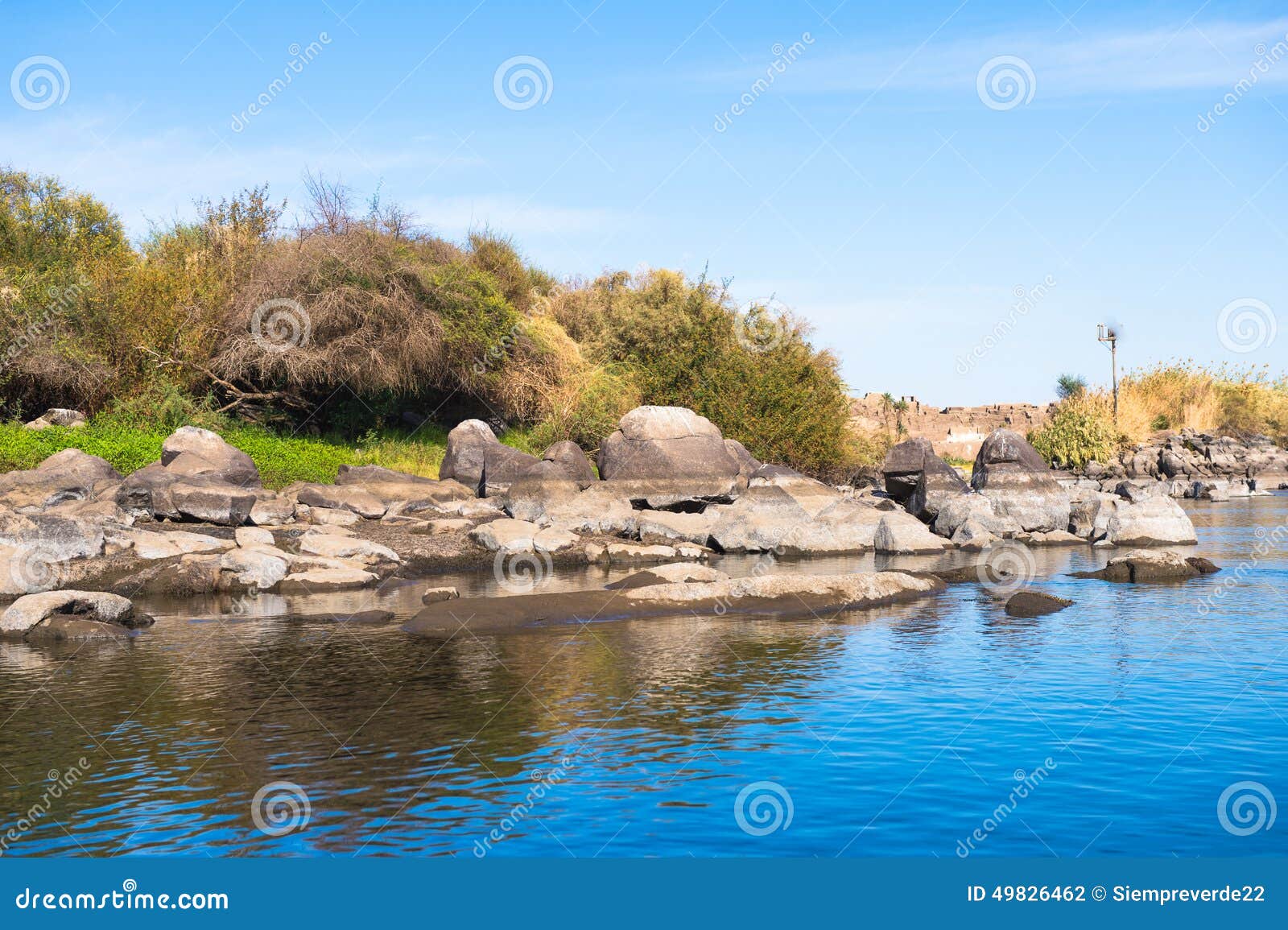 Nile. Egypt stock photo. Image of amazing, landscape - 49826462
