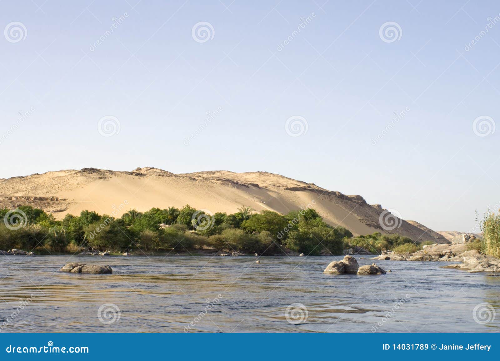 Nile River ,Aswan stock image. Image of summer, sand - 14031789