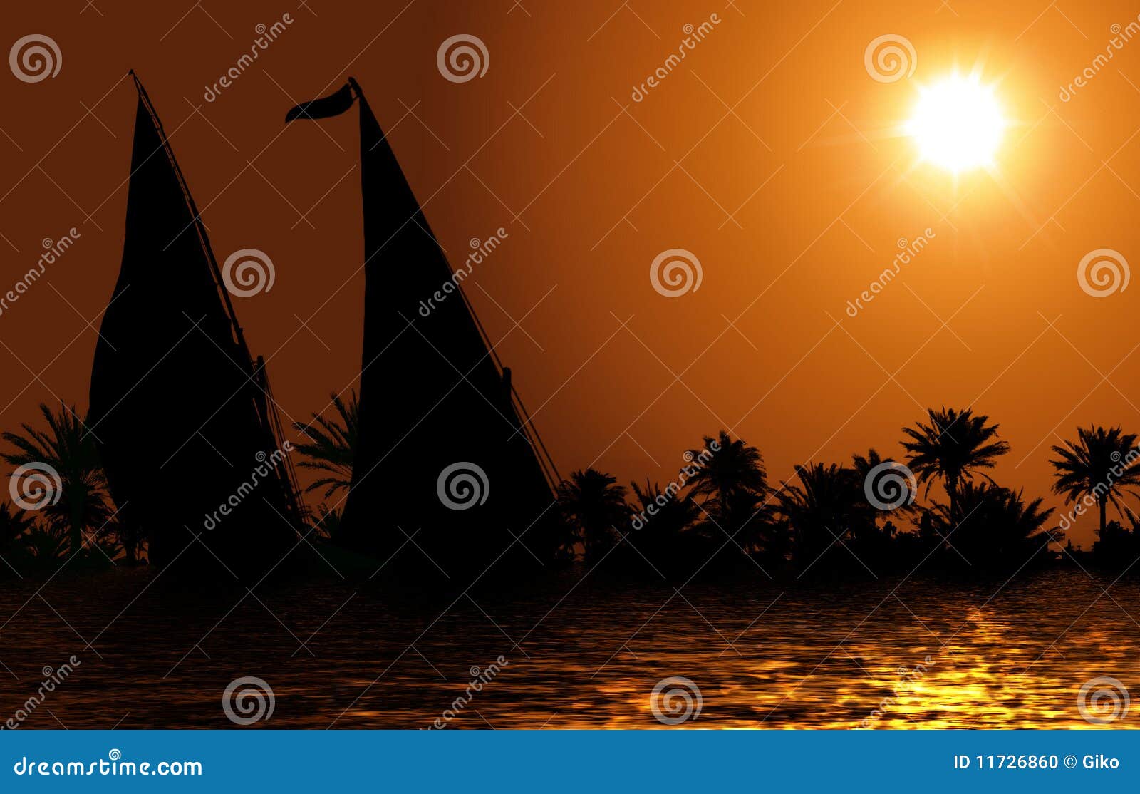 The Nile River A View Of The Iconic Nile River The Longest Riv Royalty ...