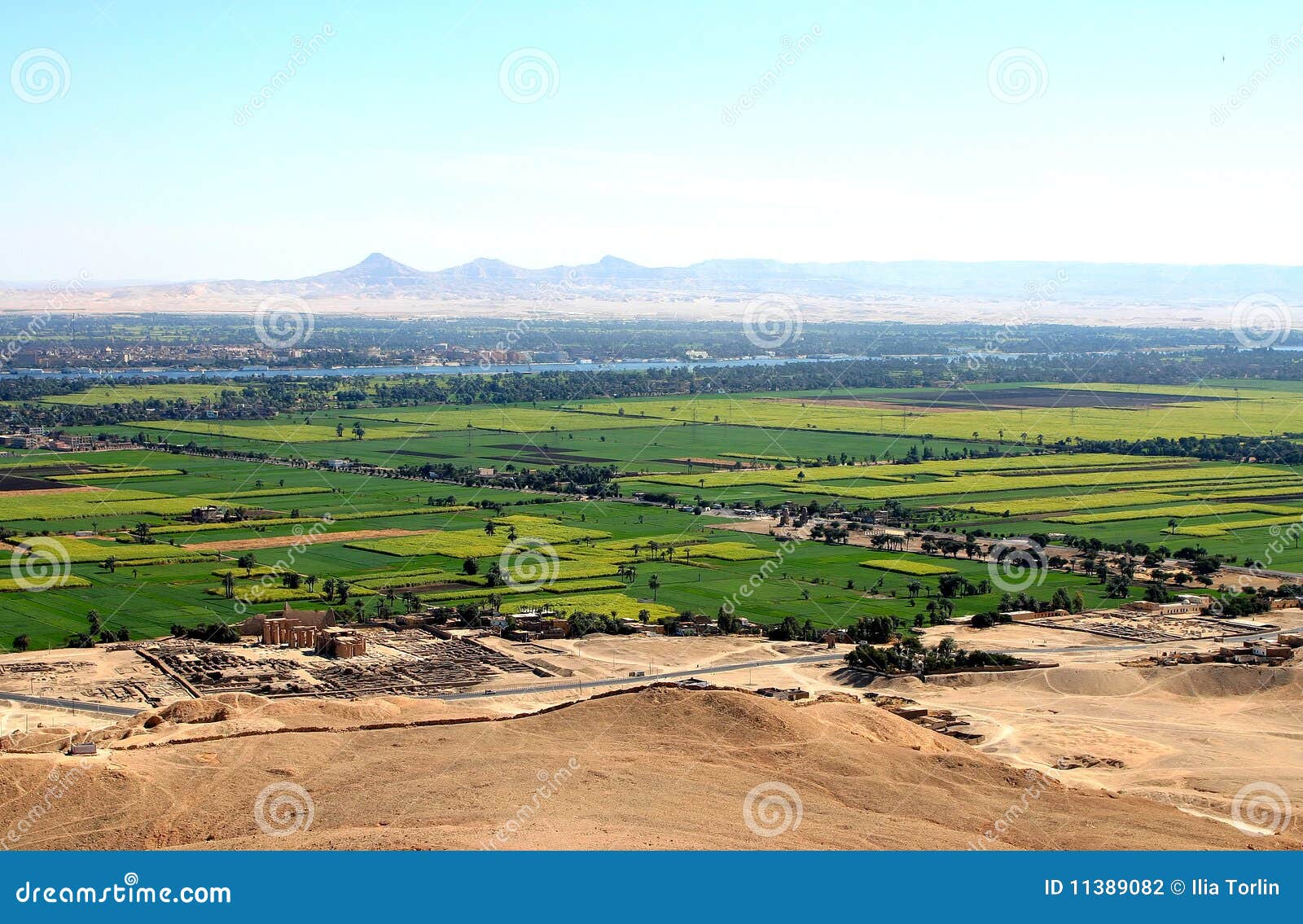 Nile Valey view stock photo. Image of landmark, kings - 11389082