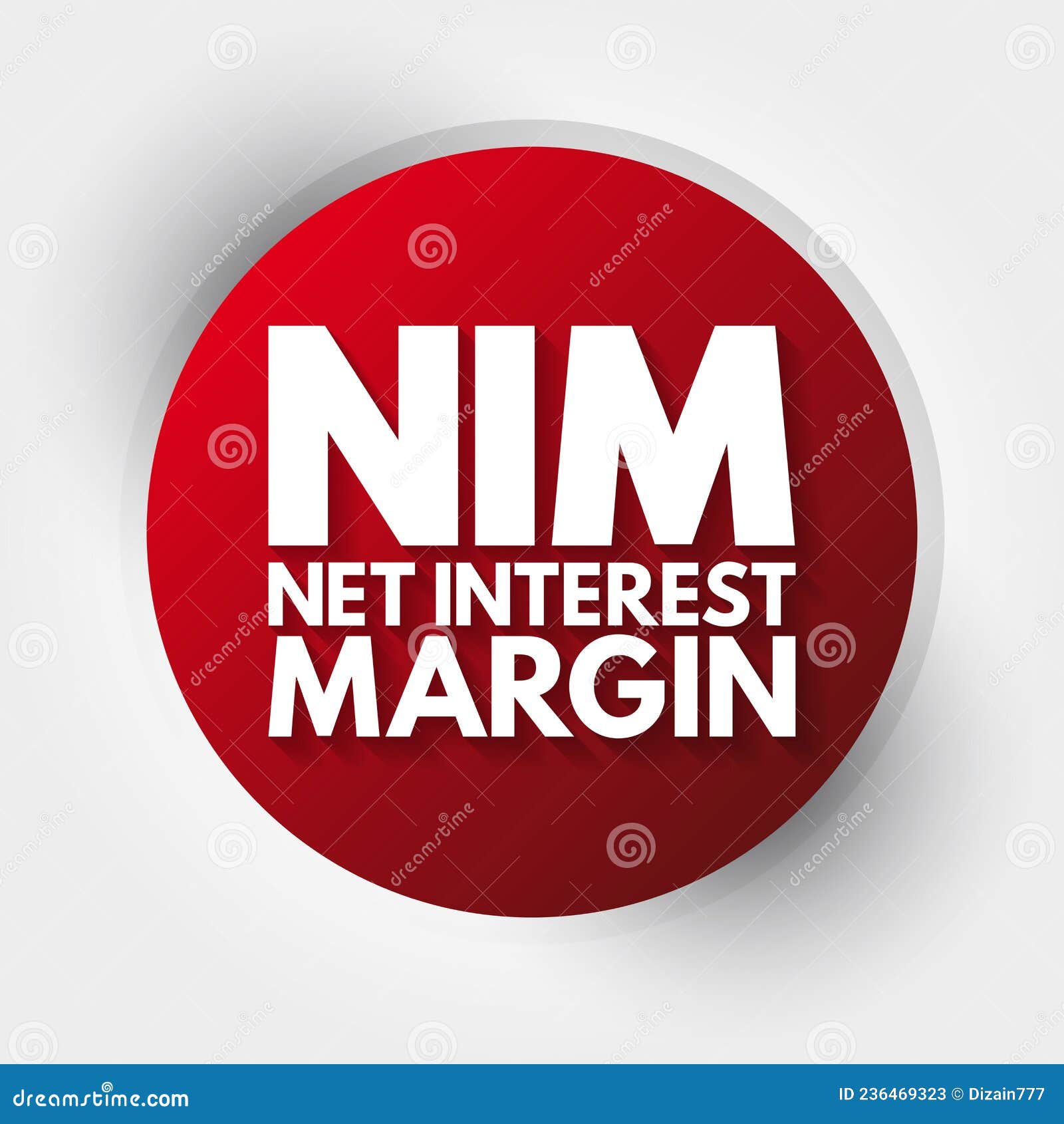 NIM - Net Interest Margin Acronym, Business Concept Background Stock ...