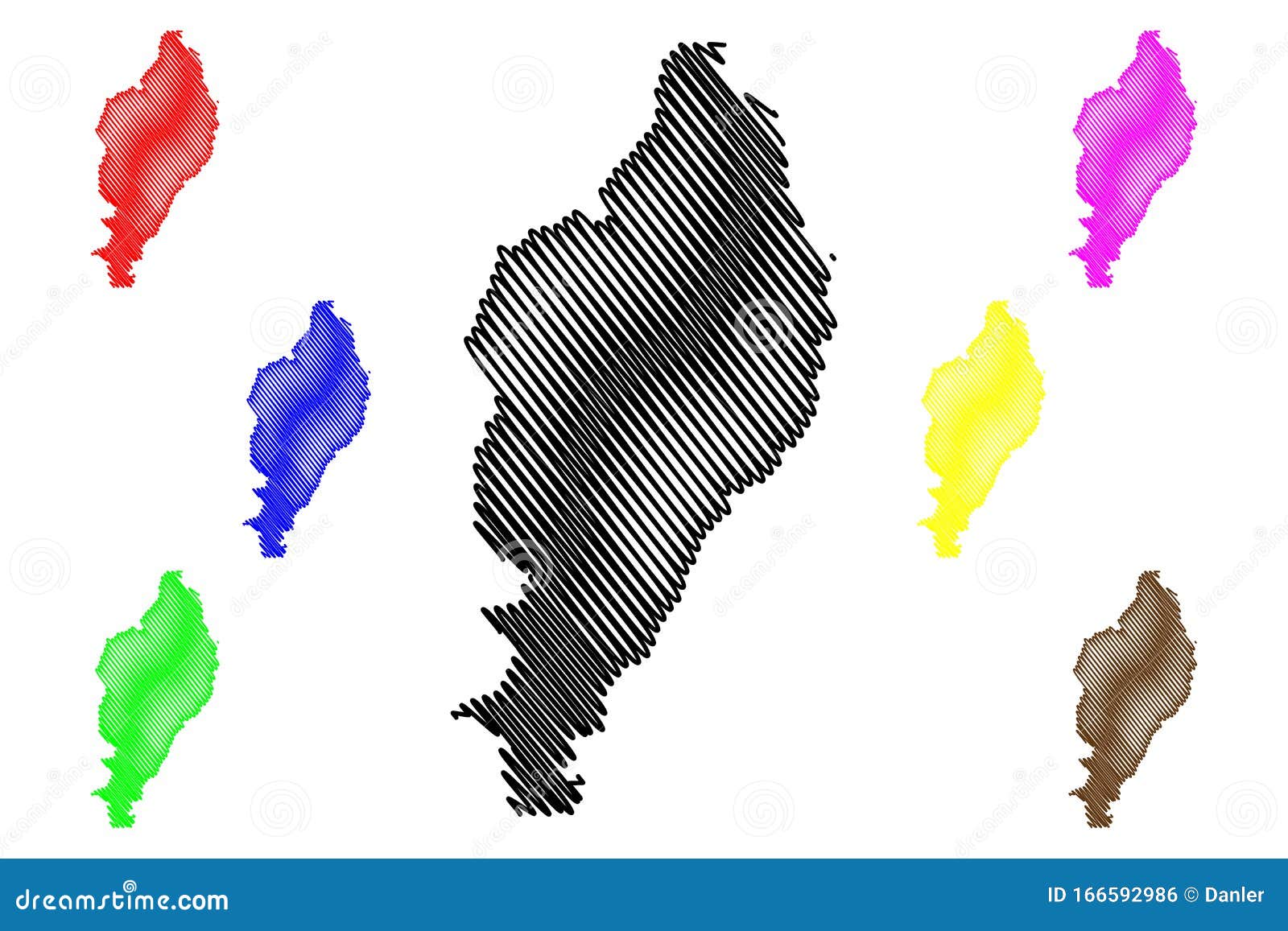 Nimba County Counties of Liberia, Republic of Liberia Map Vector ...