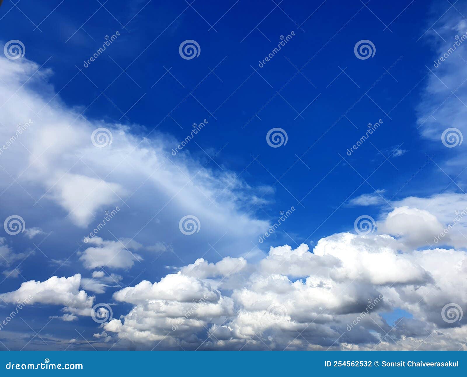 Nimbus Clouds in the Blue Sky Stock Photo - Image of environment, blue ...