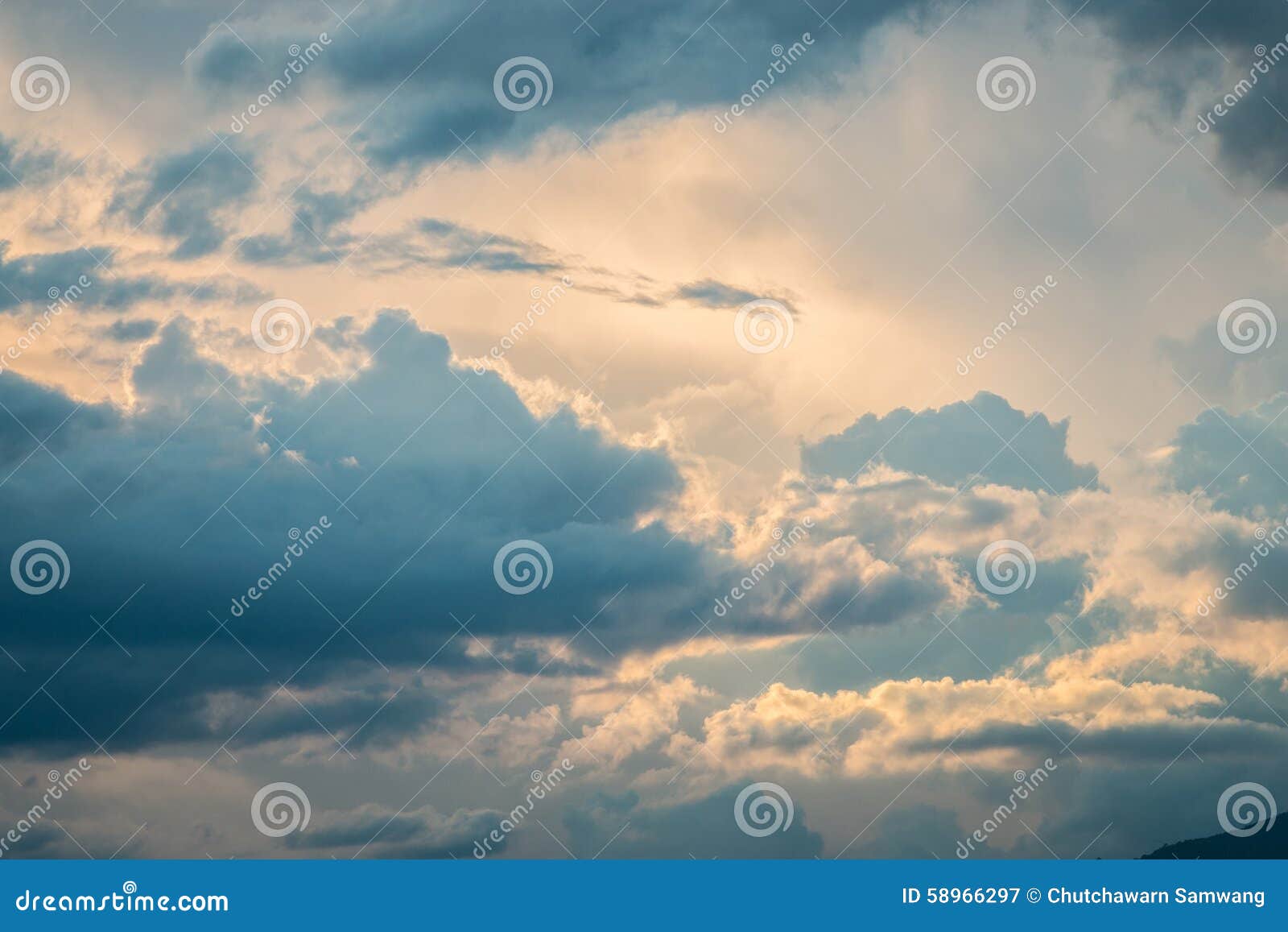 Nimbus or Rain Clouds Forming in the Sky Stock Image - Image of ...